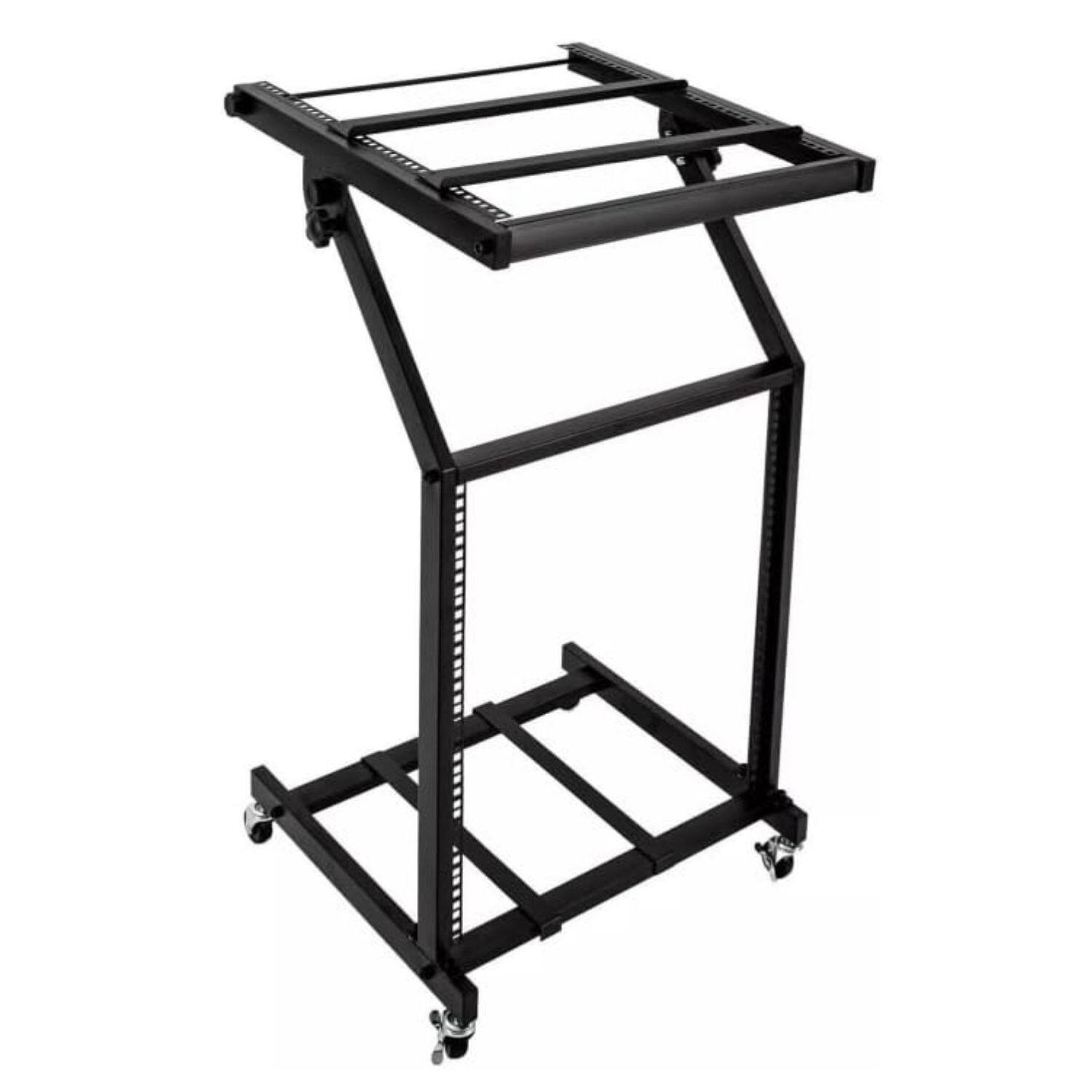 Stock Preferred 12U DJ Adjustable Mixer Stand Rack Mount with Lockable ...