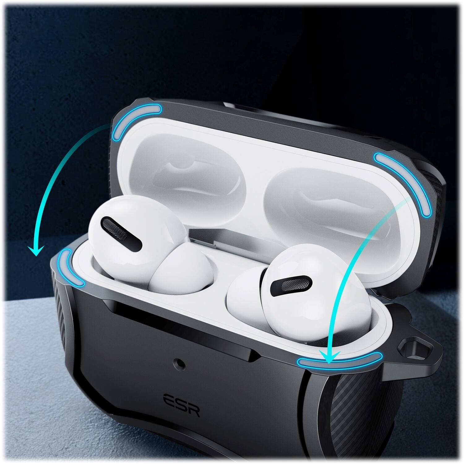 Customer Reviews: SaharaCase Cyborg Armor Series Case for Apple AirPods ...