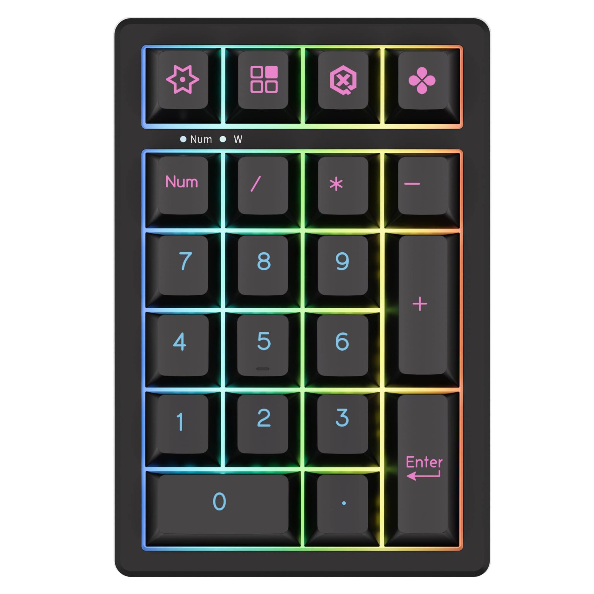 HM 1810 75 Wireless Gaming Rgb Triple Mode Hot Swappable Mechanical Pbt ...