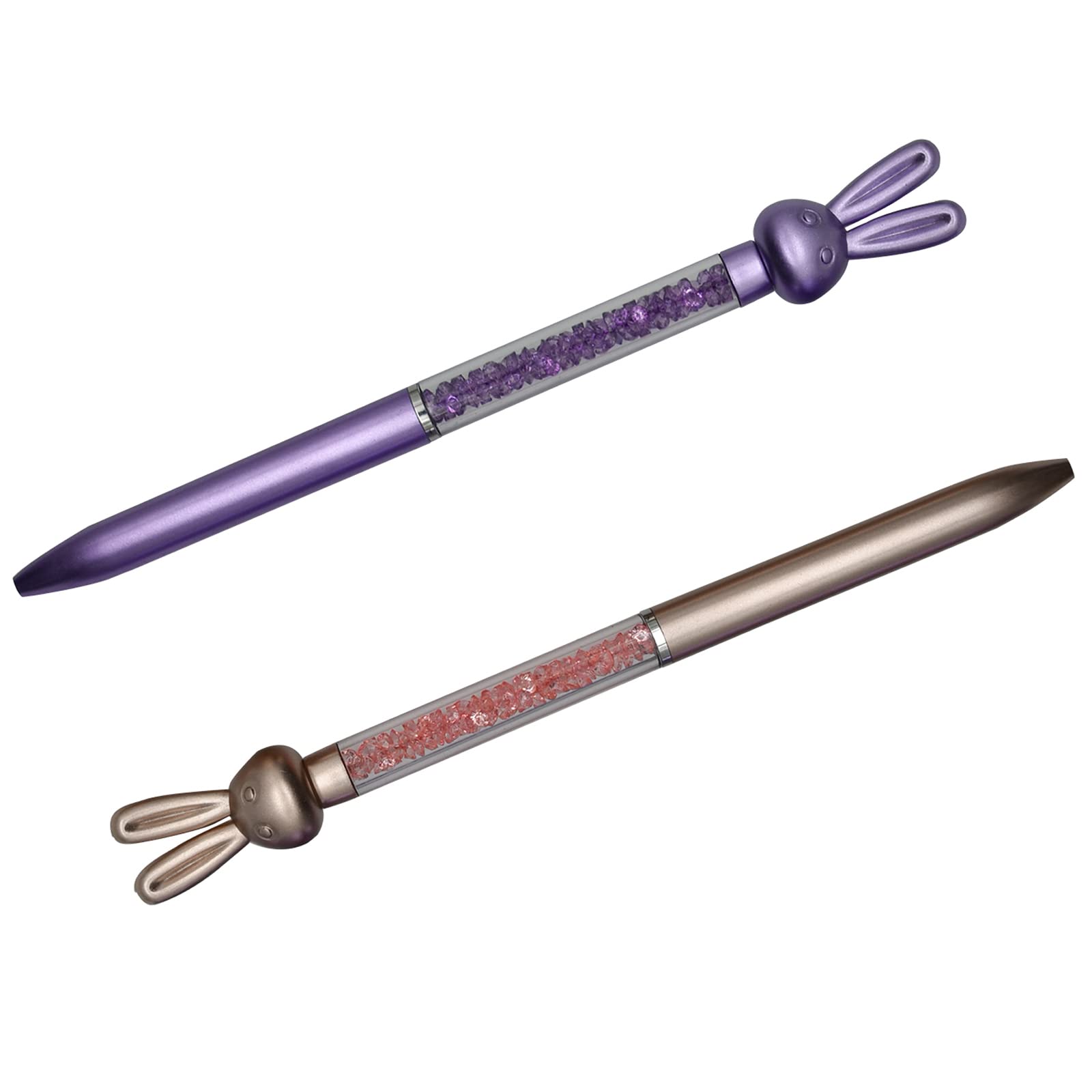 Paradigms Interiors 12 Cute Rabbit Ballpoint Pen Retractable Crystal ...