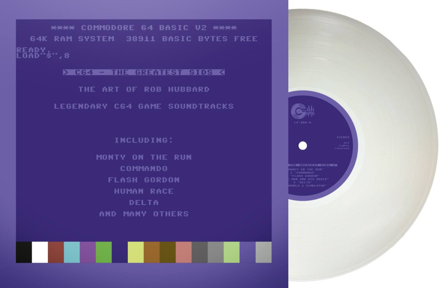 Various Artists C64 Greatest Sids: The Art Of Rob Hubbard White VINYL ...