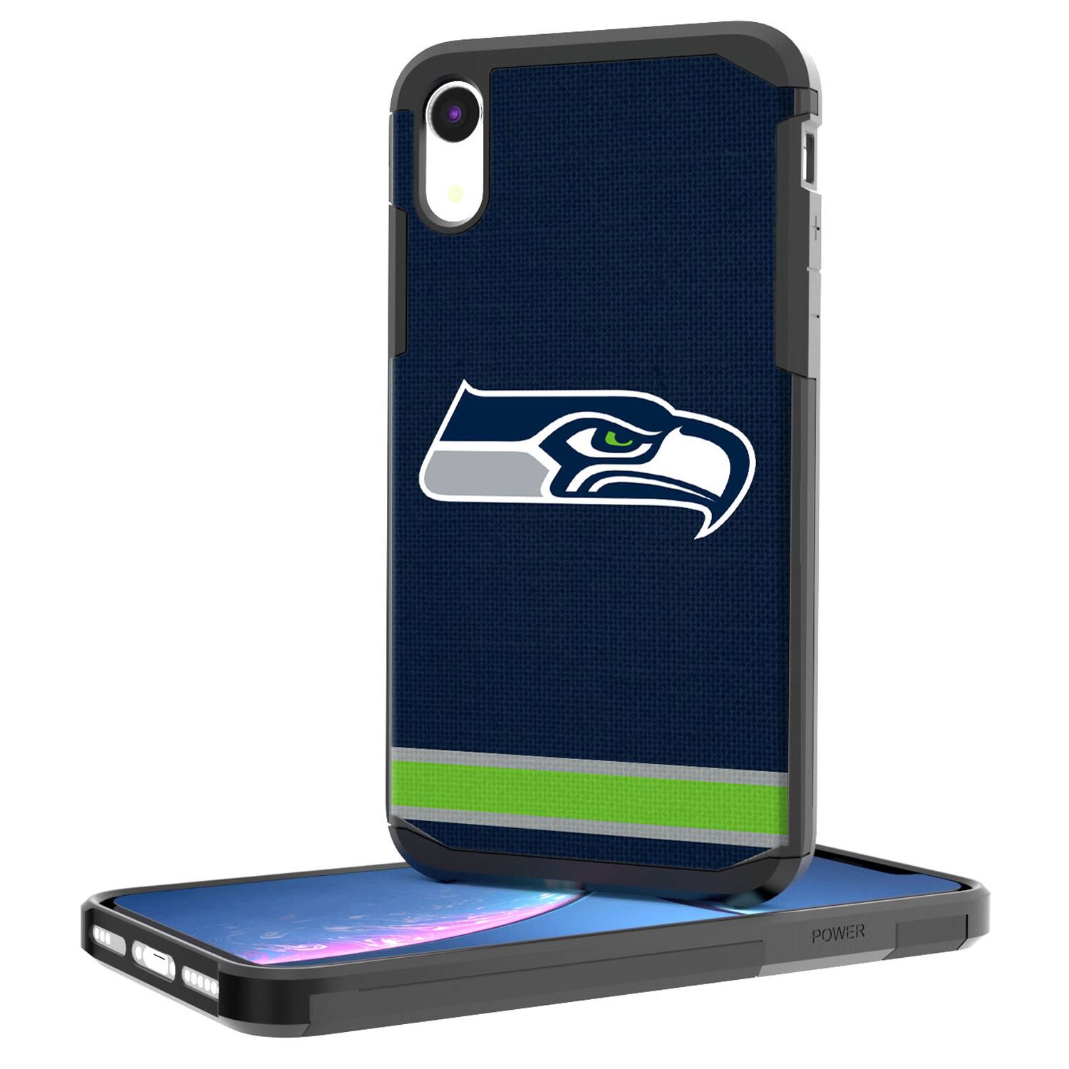Keyscaper NFL Seattle Seahawks iPhone Rugged Stripe Design Case 16 Plus ...