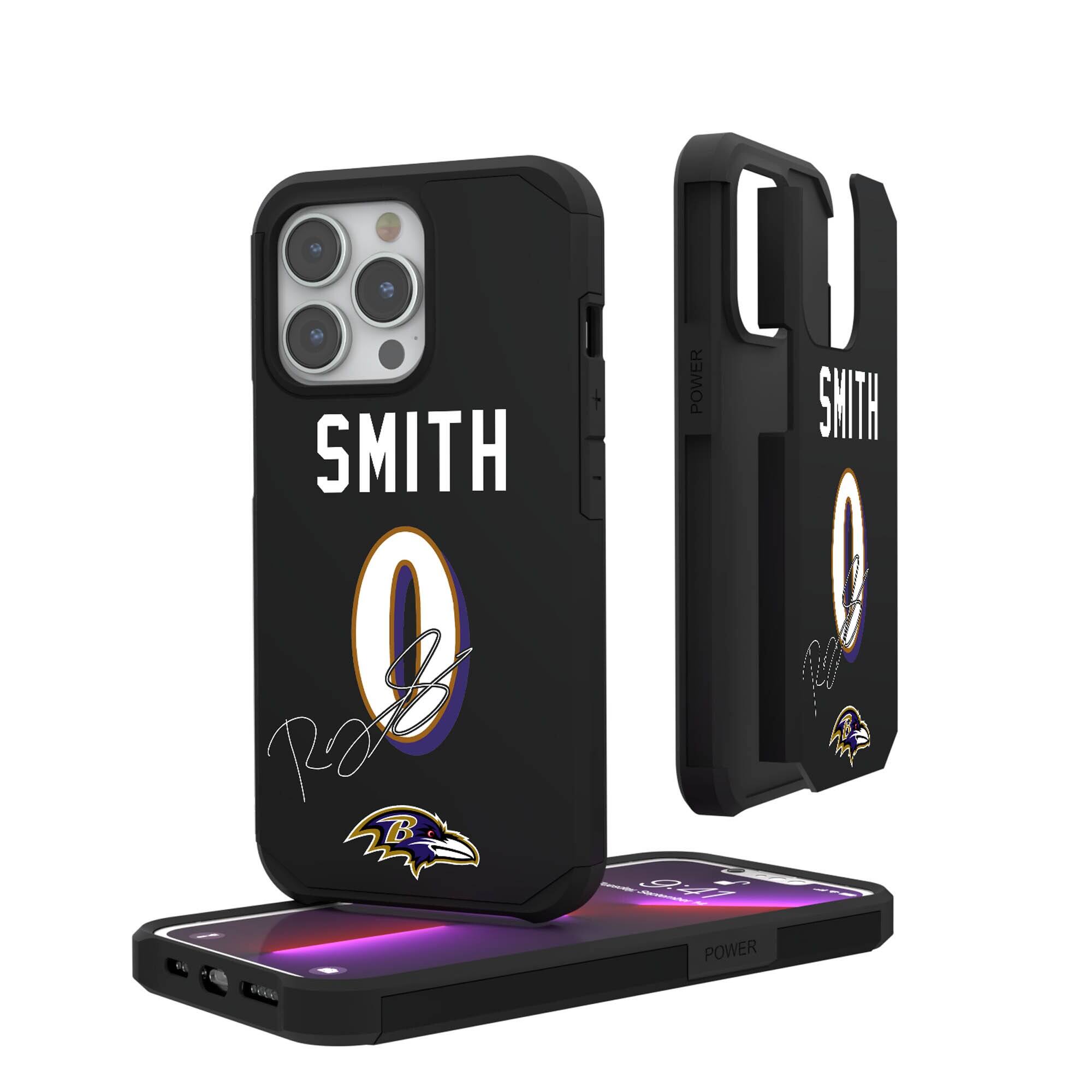 Keyscaper NFL Roquan Smith Baltimore Ravens iPhone Rugged Case 14 Pro ...