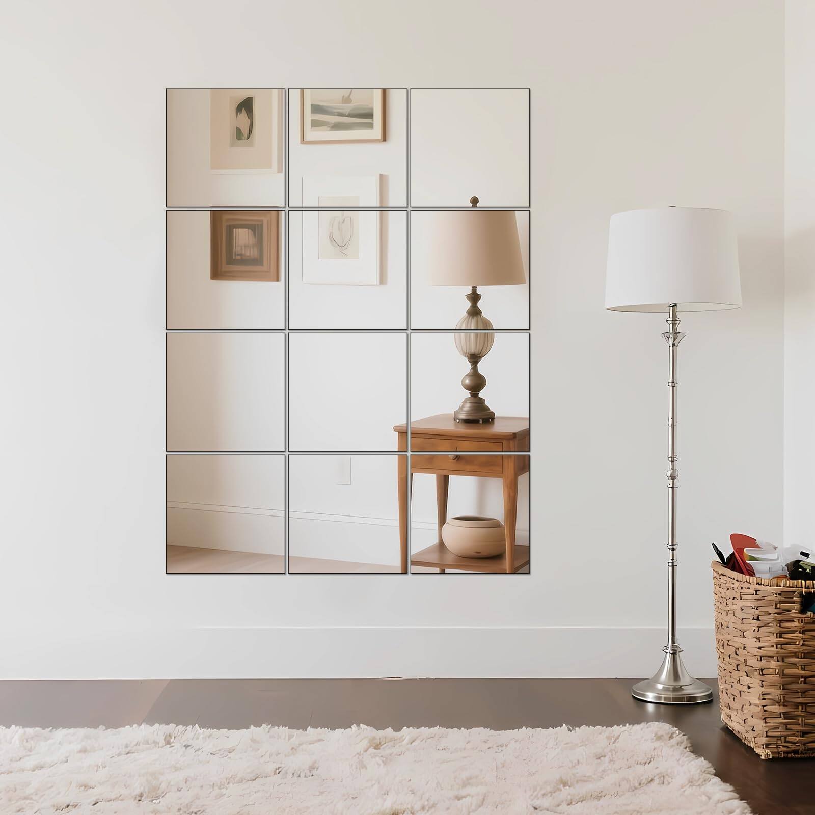 Cedar Assembly Home Gym Mirrors X Wall Mounted Mirror Glass Frameless ...