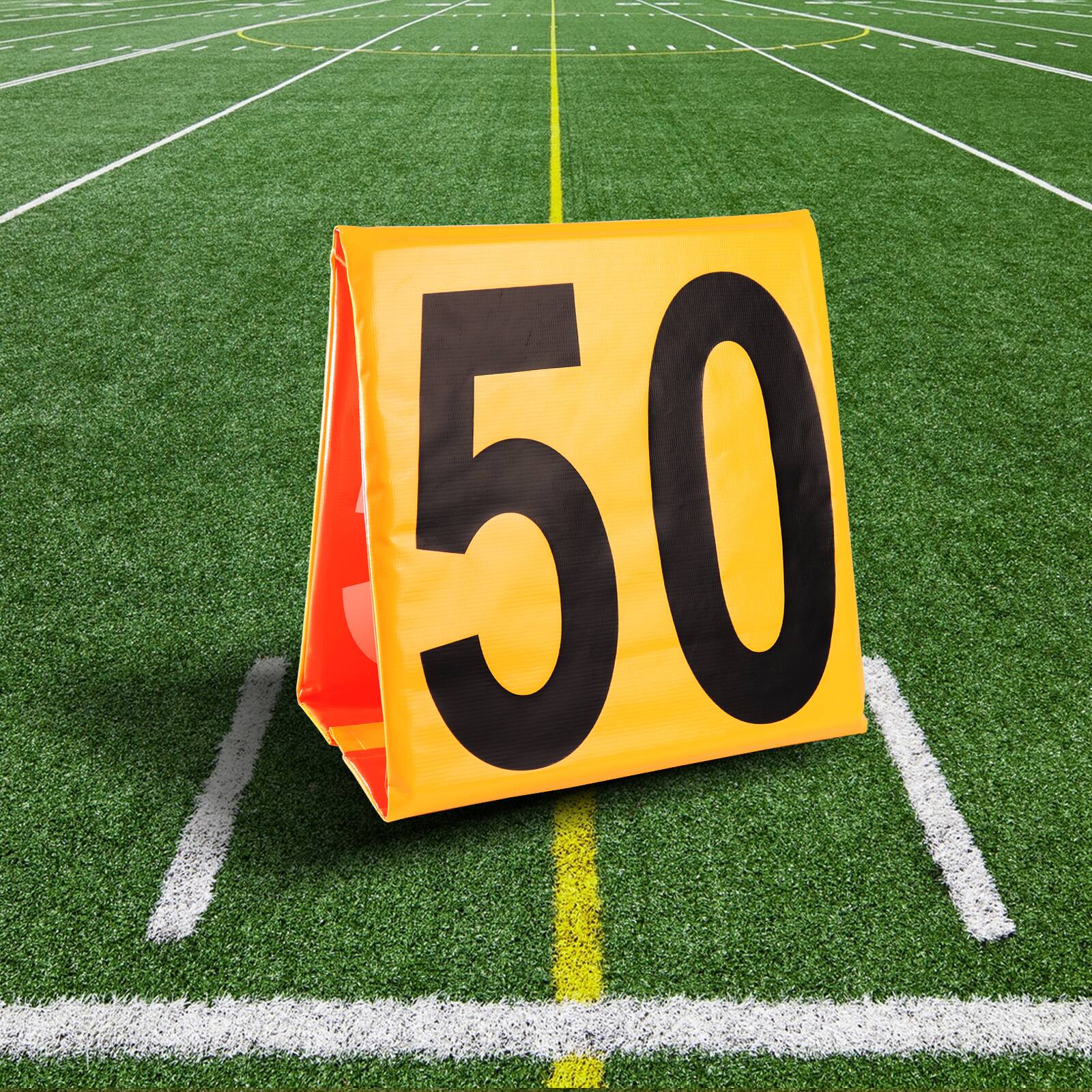 GSE Games & Sports Expert Football Yard Markers, Day & Night High ...