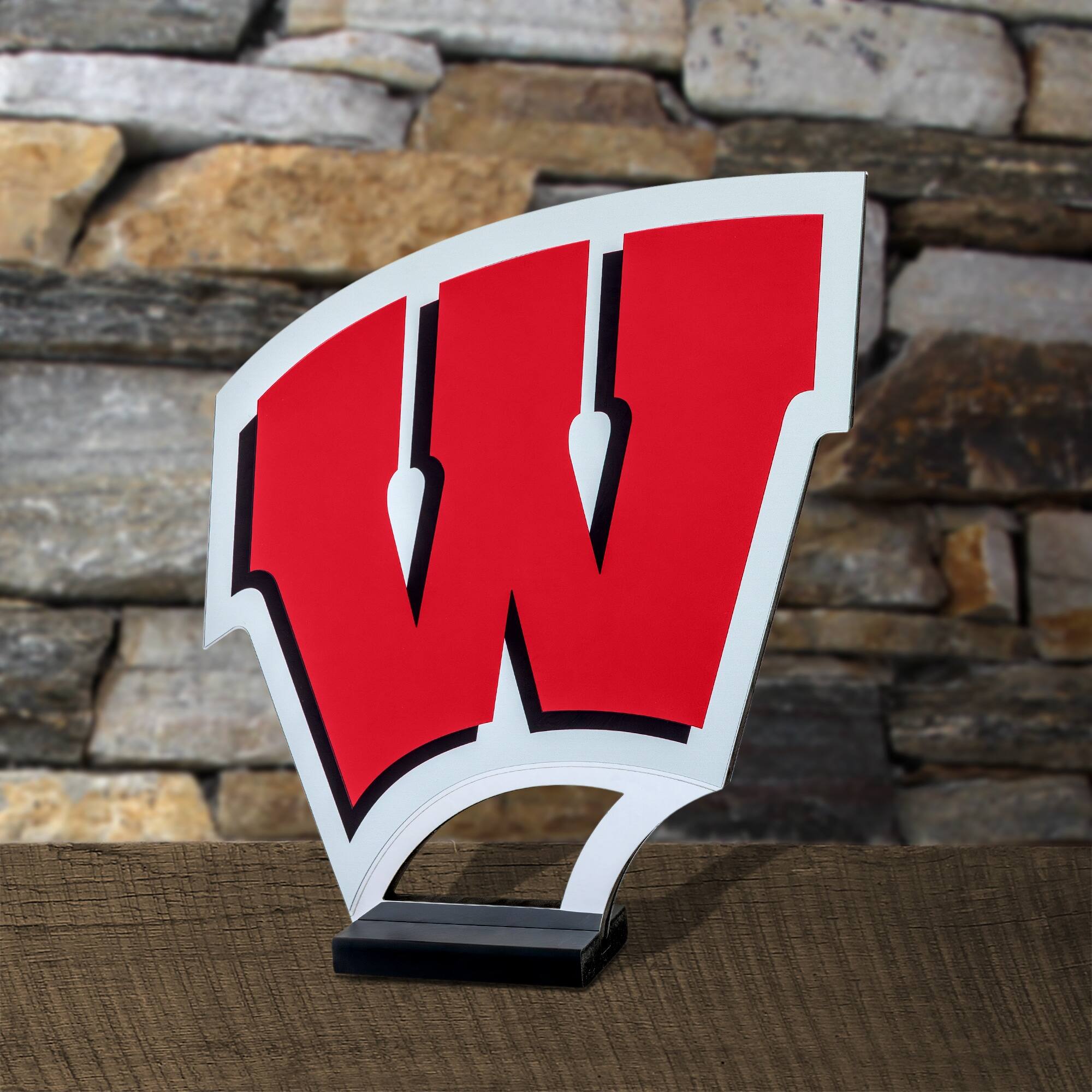 Sporticulture Wisconsin Badgers LED Infinity Logo Light Red 203081469 ...