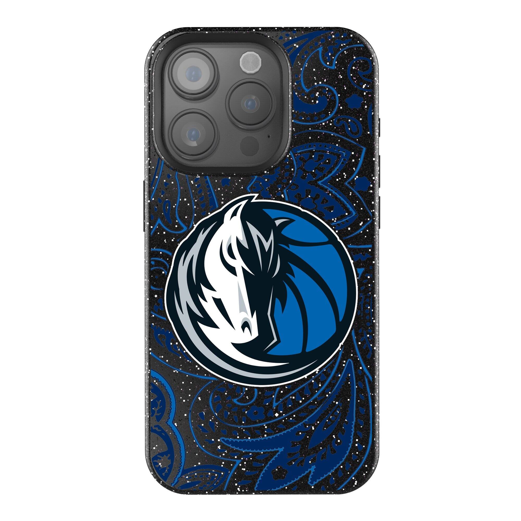 Keyscaper NBA Dallas Mavericks Paisley Bling iPhone Case 15 Pro Black ...
