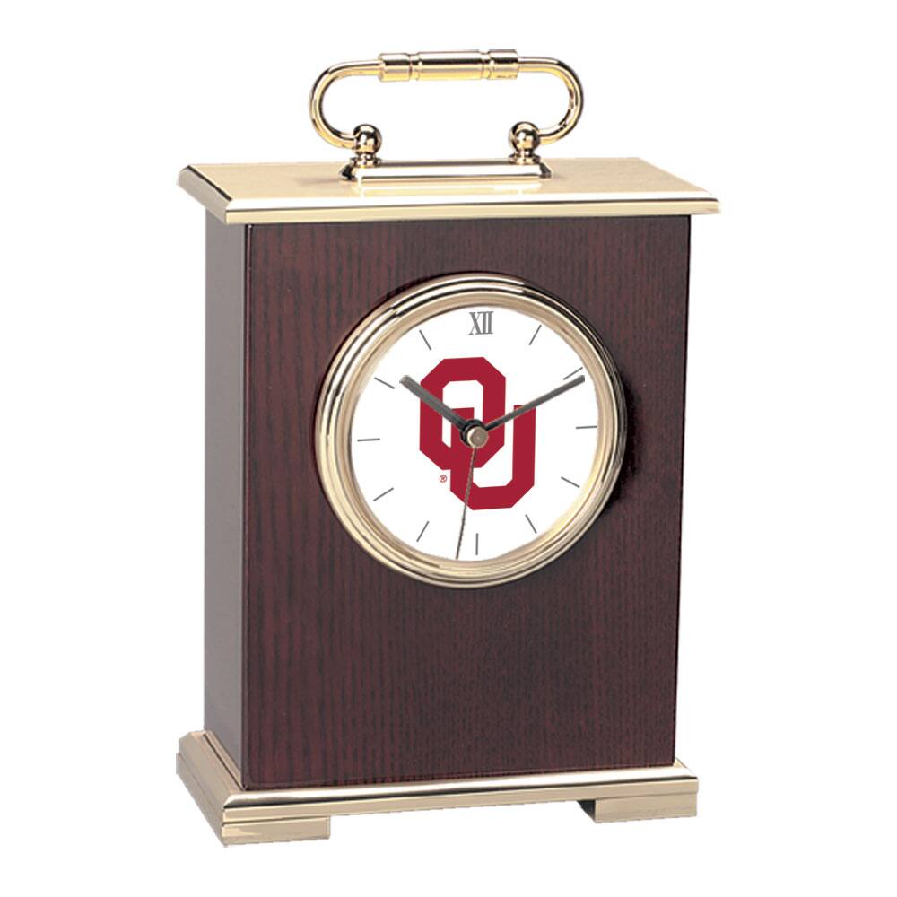 Jardine Oklahoma Sooners Primary Team Logo Carriage Clock Gold 5176495 ...