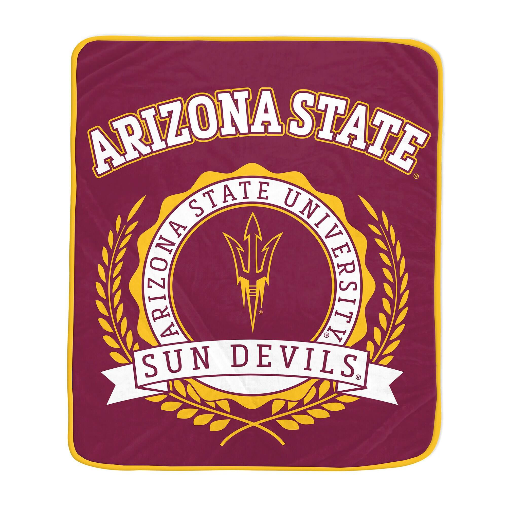 Pegasus Arizona State Sun Devils 50" x 60" University Crest Ultra Soft ...