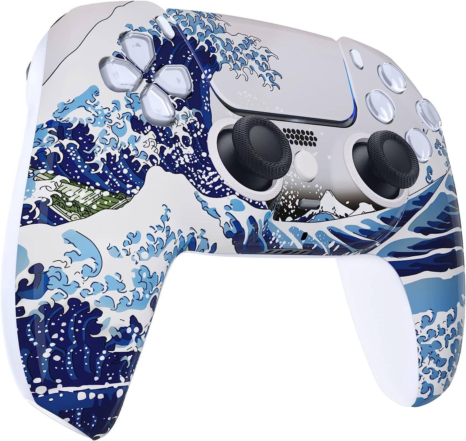 Custom Controllerzz Custom Wireless Controller for PS5 Waves - Best Buy