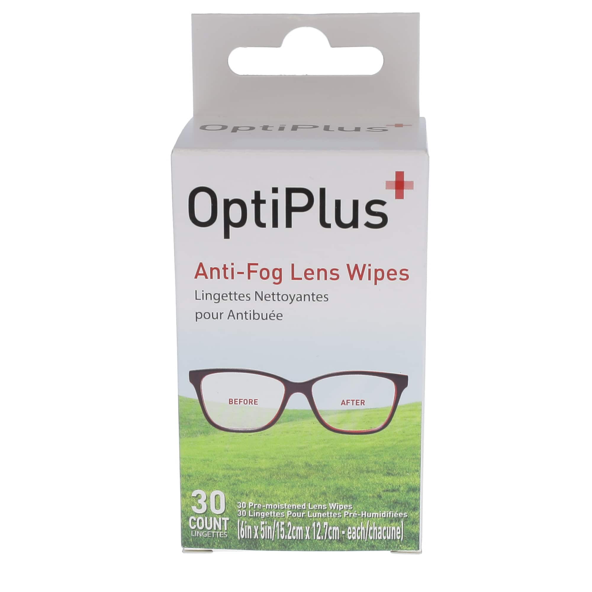 Best Buy: OptiPlus Anit-Fog Wipes White 1097472