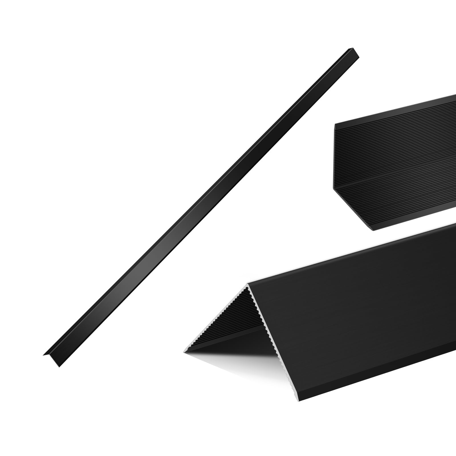 JETRANSPORT Aluminum Alloy Black Corner Guards 19ga Thickness Wall ...