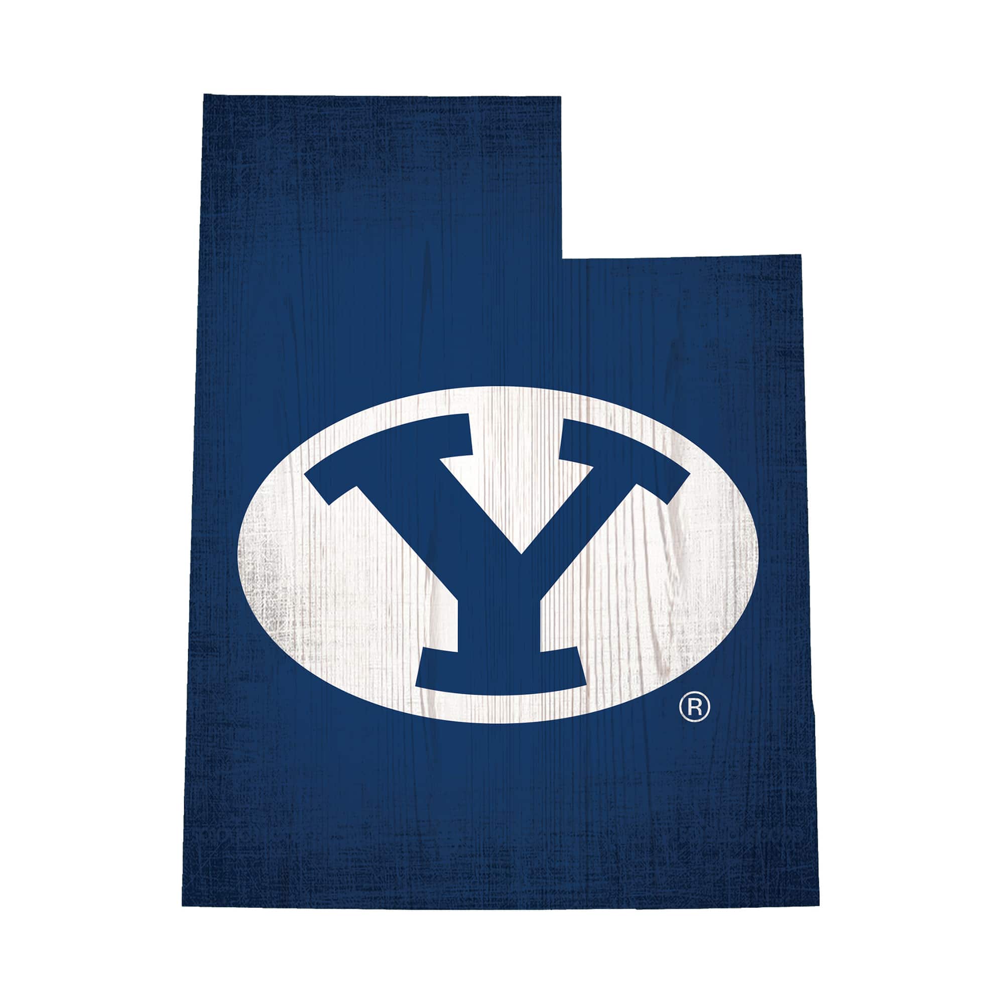 Fan Creations - BYU Cougars 12" Logo State Sign - Multicolor 3919469 ...