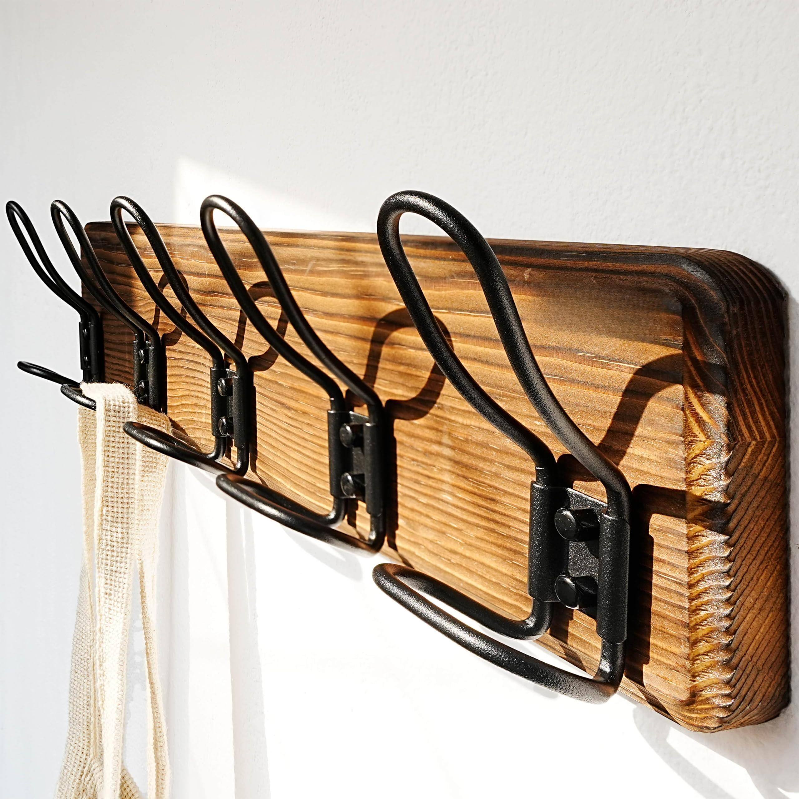 Hirose Alice Coat Rack Wall Mounted Heavy Duty Farmhouse Rustic Hanger ...