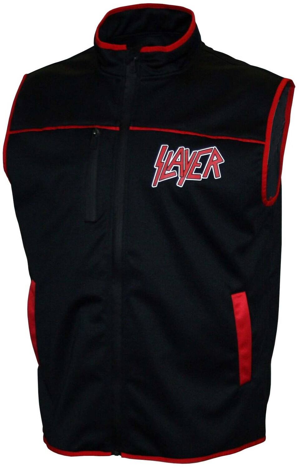 PopMarket Slayer Slayer Silver Eagle Deluxe Zip Front Vest XL Black ...