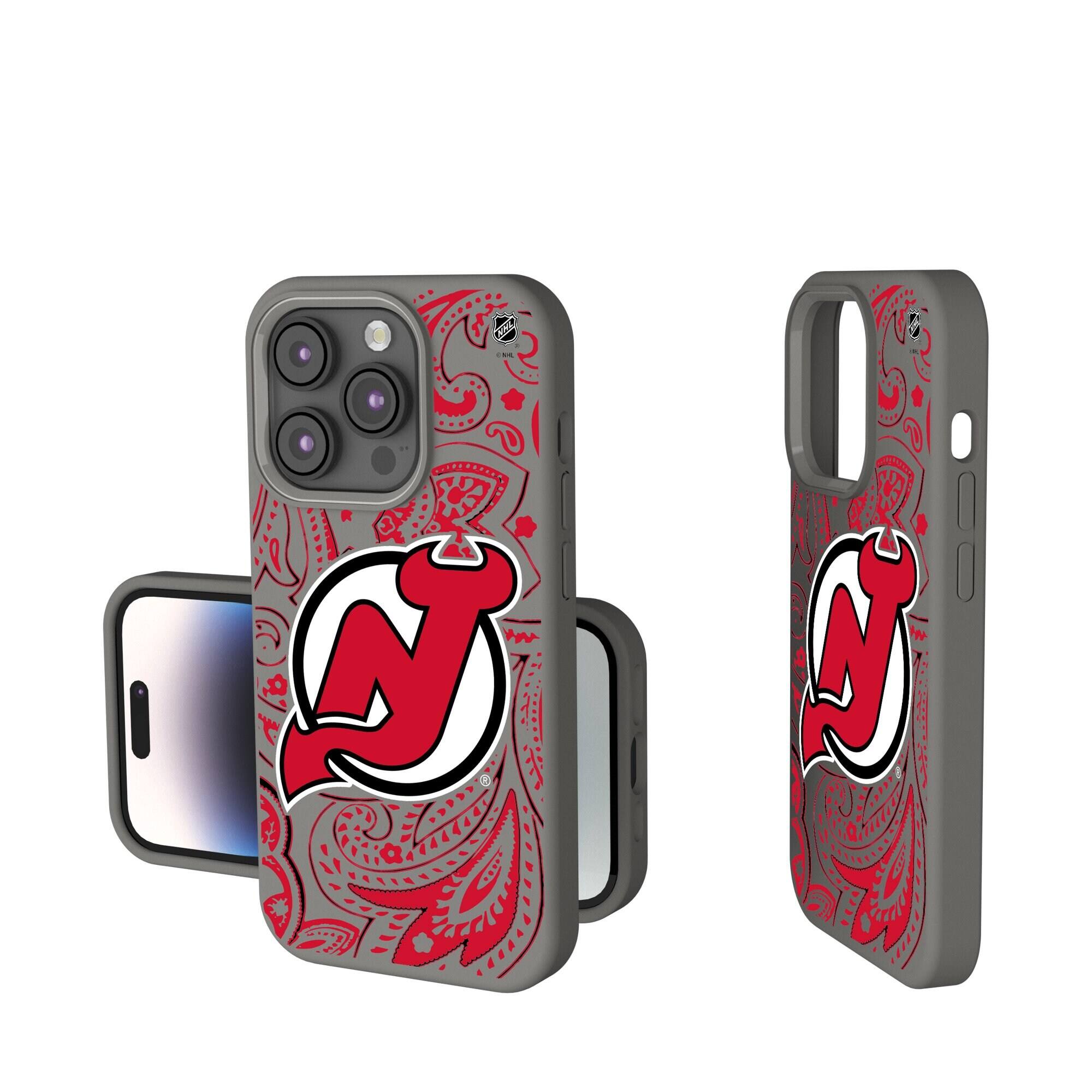 Keyscaper NHL New Jersey Devils Paisley Soft Touch iPhone Case 14 Pro ...