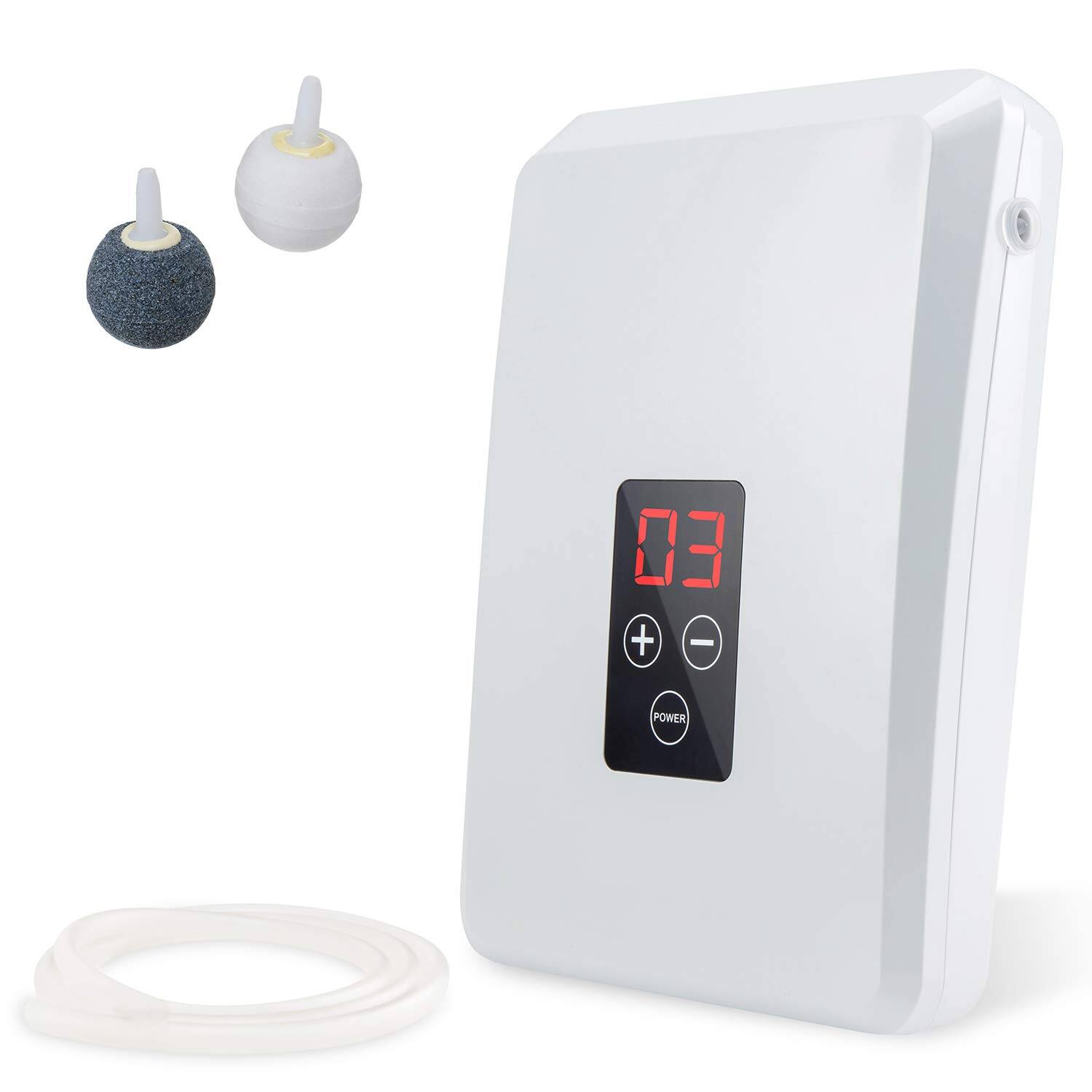 Ivation Portable Ozone Generator 600mg/h – Multipurpose Air Purifier & Freshening System White ...