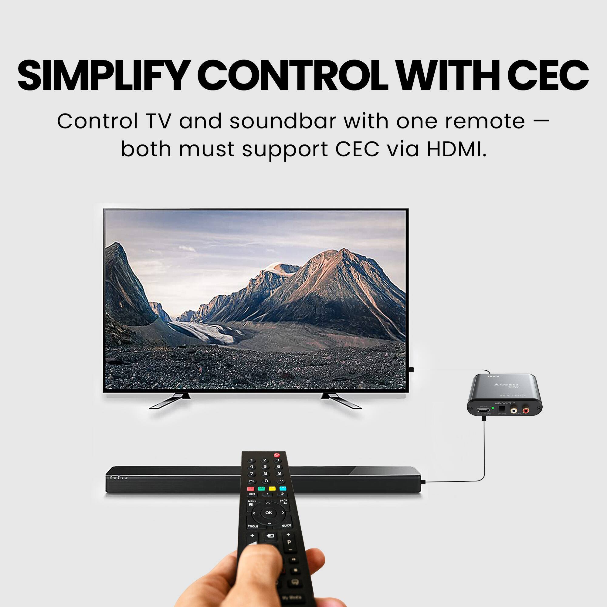 Avantree HAX06 – HDMI ARC Audio Extractor with Passthrough for TV ...