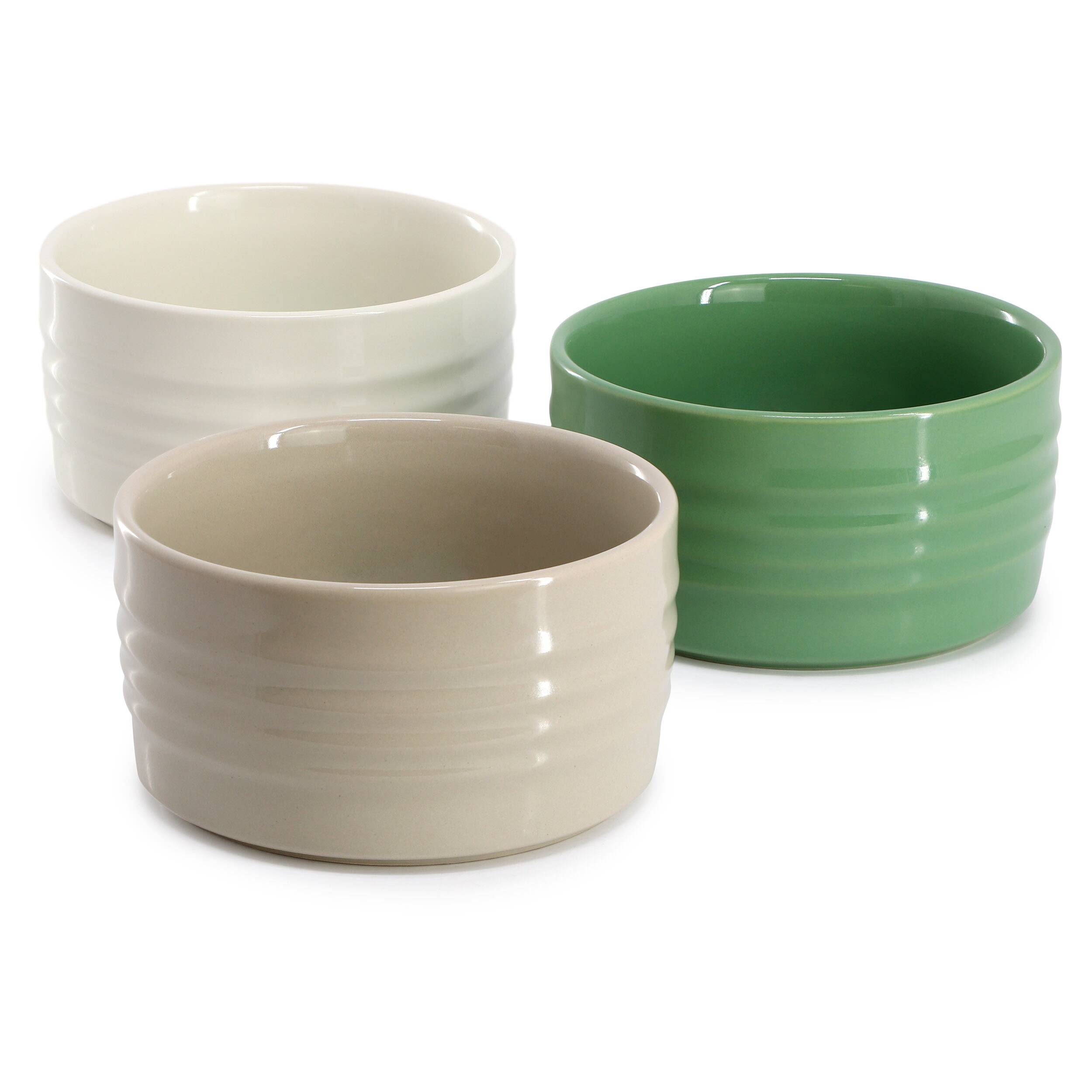 Martha Stewart Vanowen 6 Piece 3.8 Inch Stoneware Ramekin Set Colors ...
