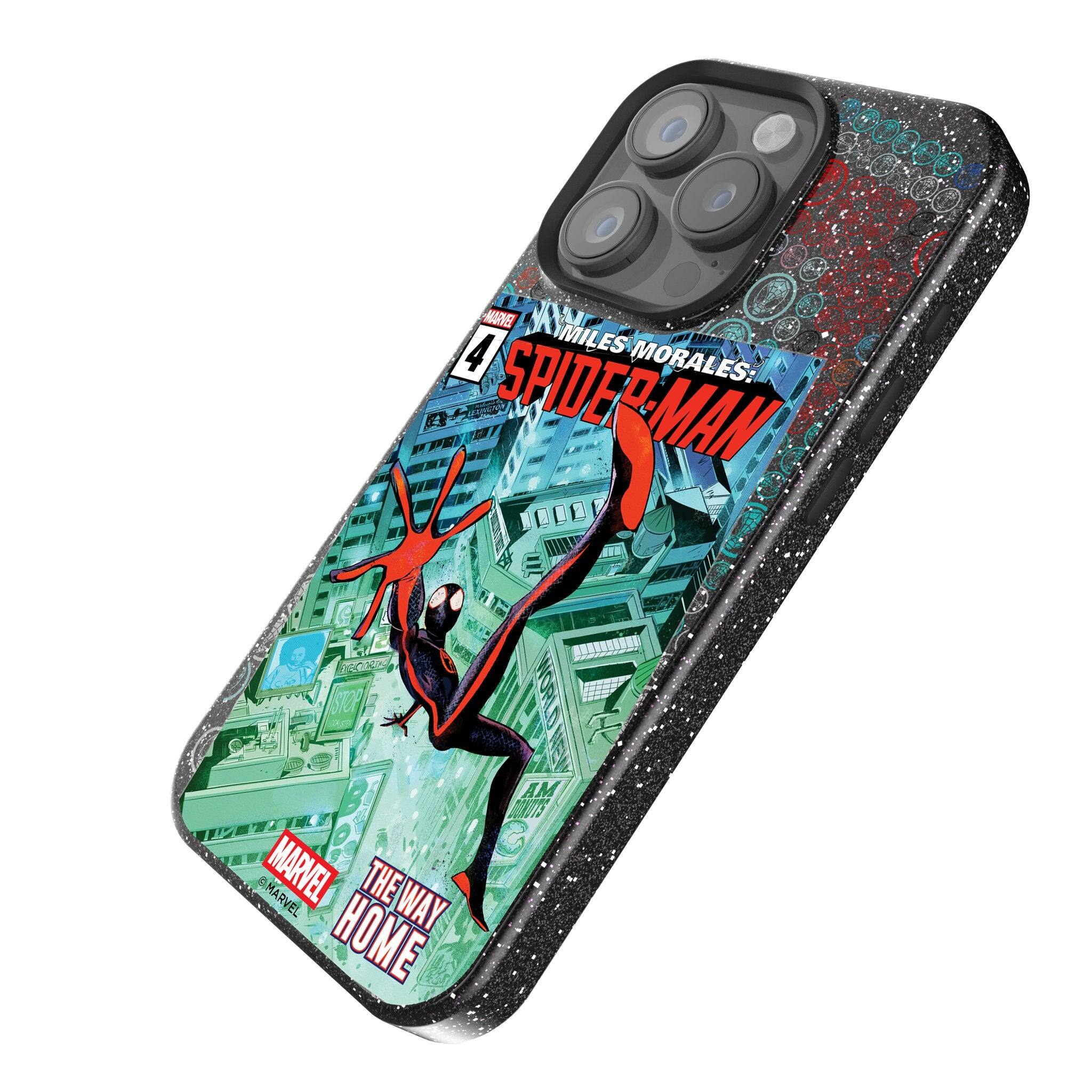 Keyscaper Marvel Classic Cover Black Bling Phone Case Apple iPhone 16 ...