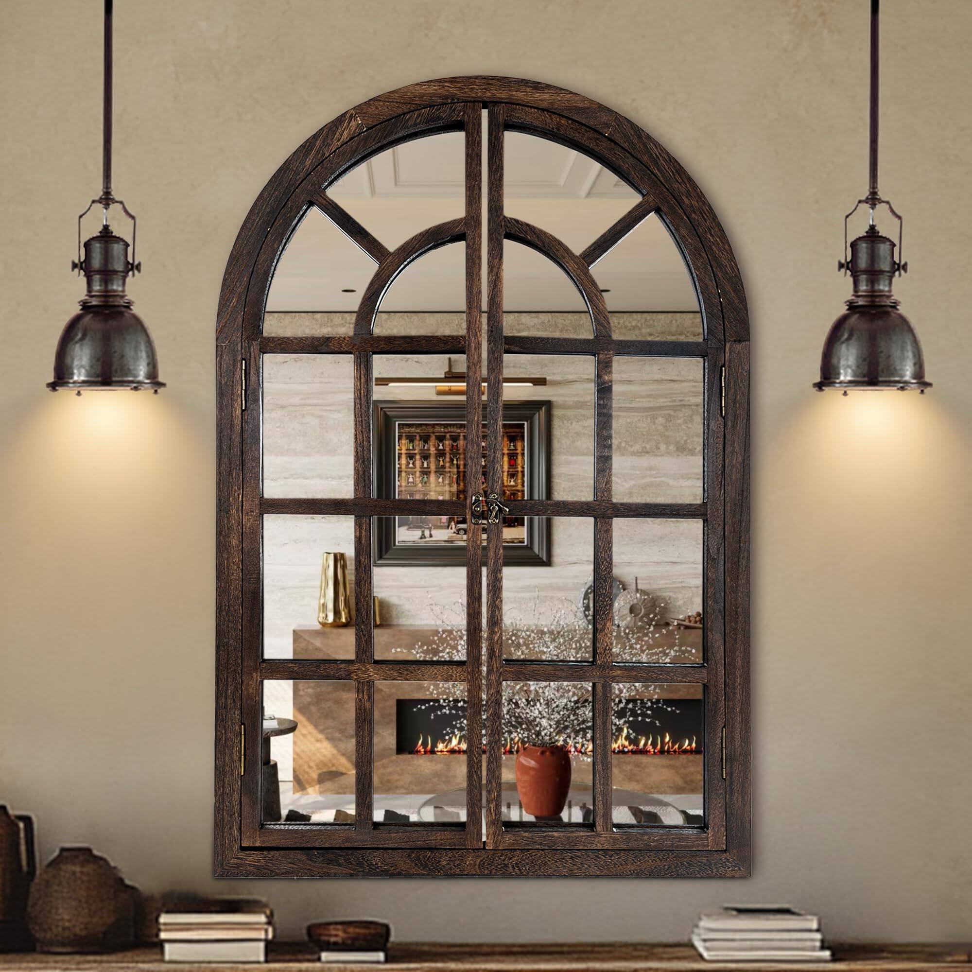 Skar Audio Arched Wall With Window Design 36 x24 Rustic Farmhouse Wood ...