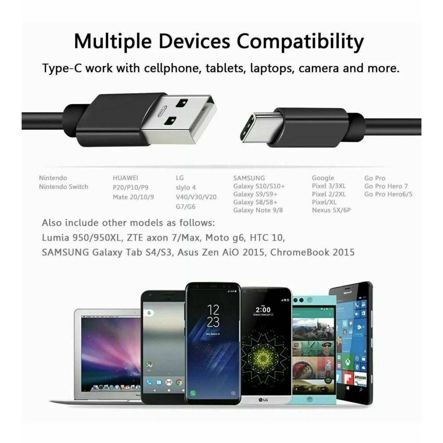 Home Collection USB Type C Fast Charging & Data Cable for Samsung ...