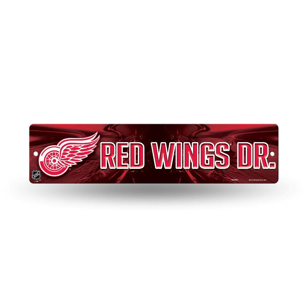 Rico Industries Detroit Red Wings NHL Hockey 16" Street Sign Fan Wall ...