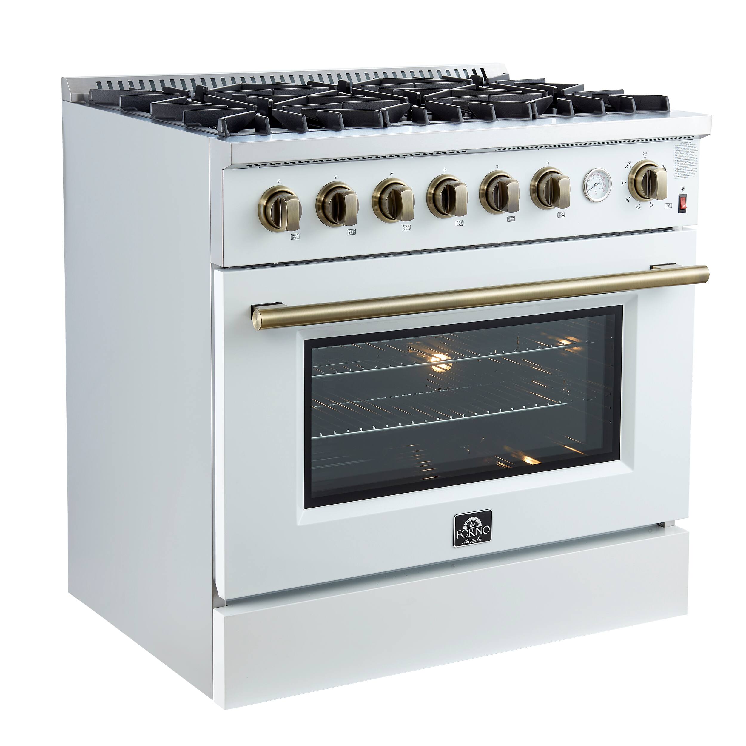 Forno Appliances Marco 5.36 Cu. Ft. Freestanding Gas Convection Range ...