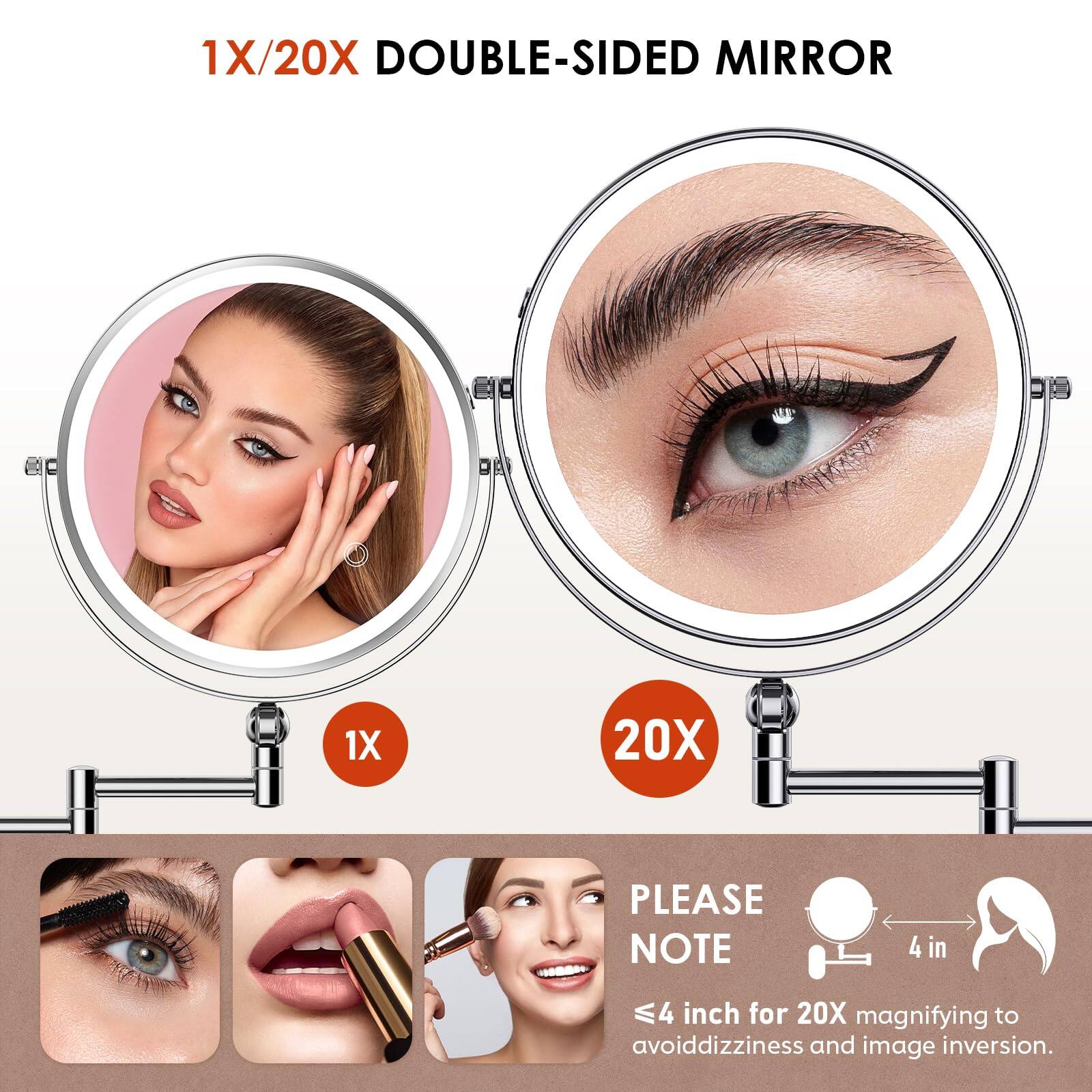 Comfort Essence Mirror Makeup Light Magnifying Lights Color High ...