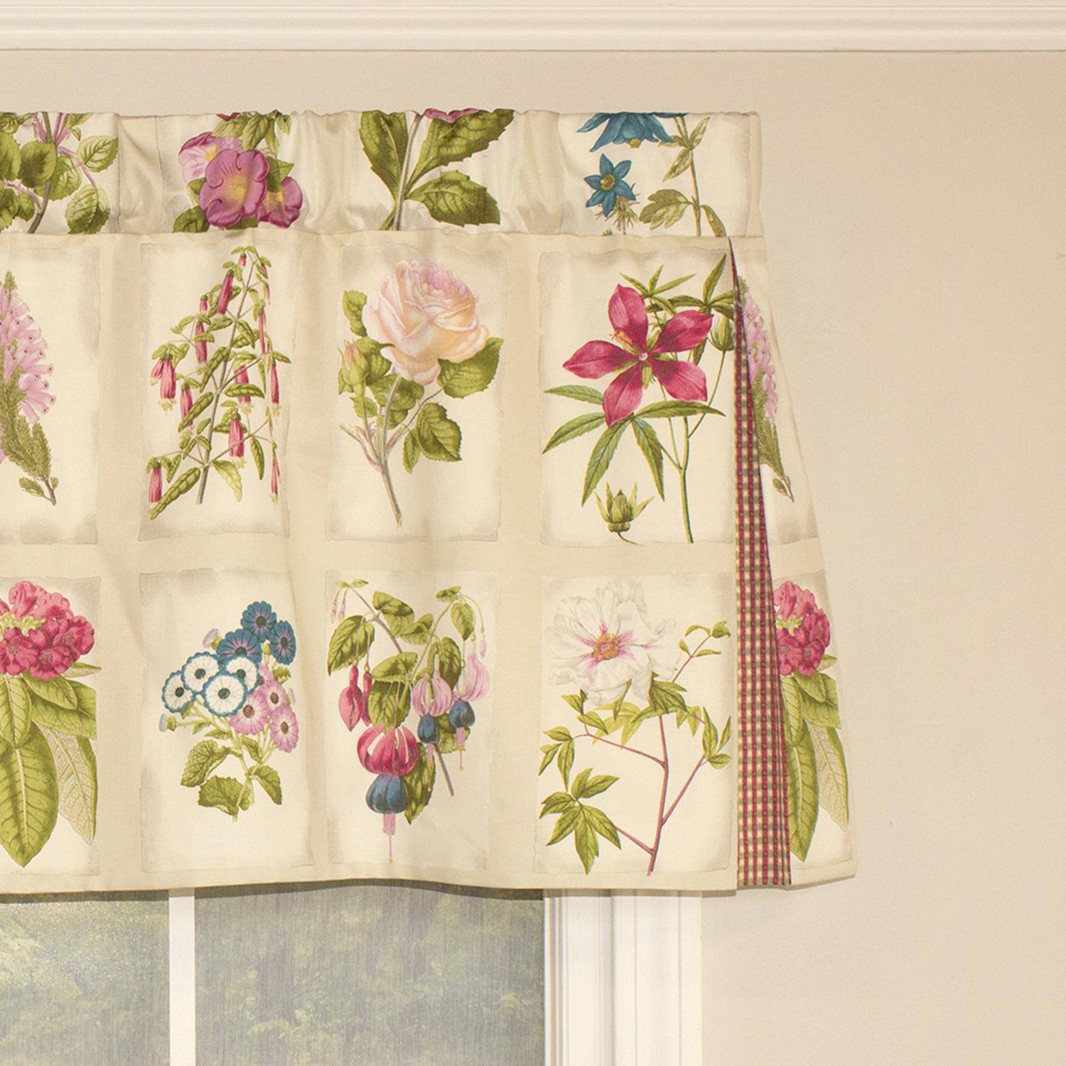 RLF Home Realistic Study Pleated 100% Cotton with Fully Lined 3" Rod ...