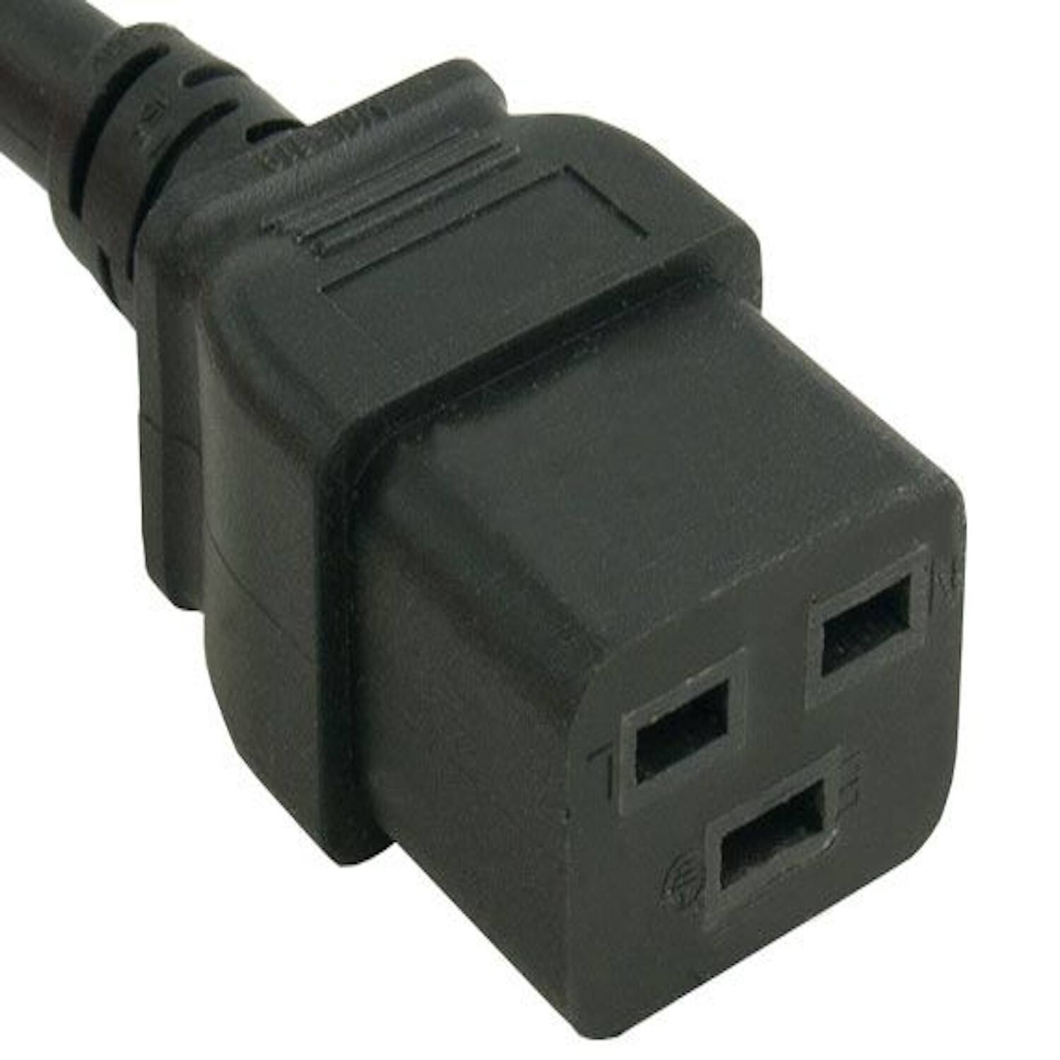 Sanoxy Cables and Adapters; 2ft 12 AWG 20A 250V Heavy Duty Power Cord (IEC320 C20 to IEC320 C19 ...