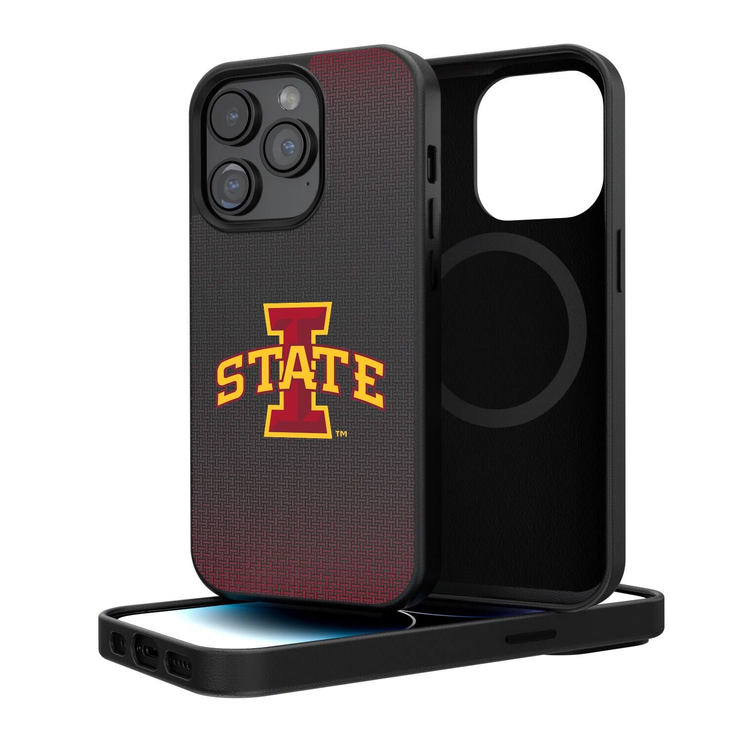 Keyscaper NCAA Iowa State Cyclones Linen Logo iPhone Magnetic Bump Case ...