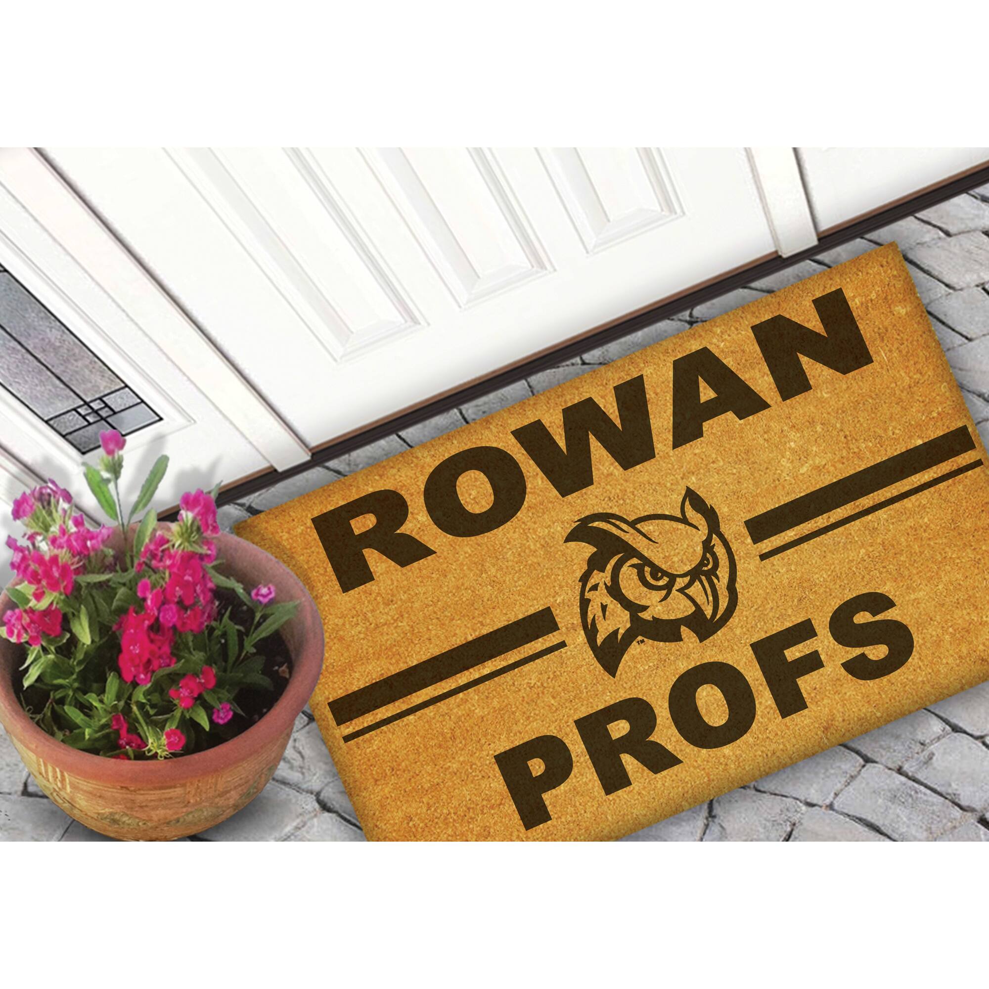 Jardine Rowan Profs 18" x 30" Team Logo Doormat Brown 4953404 - Best Buy