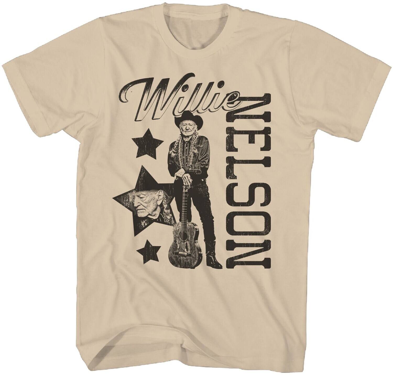 PopMarket Willie Nelson Willie Nelson Photo Star Collage T Shirt Small ...