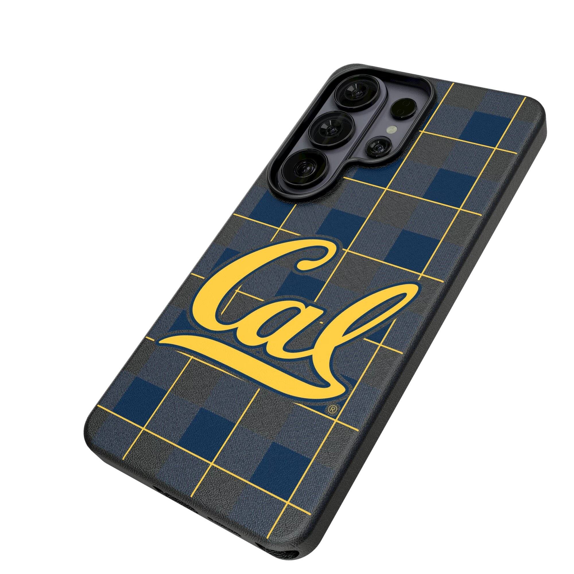 Keyscaper NCAA Cal Bears Plaid Galaxy Magnetic Bump Case S24 Ultra ...