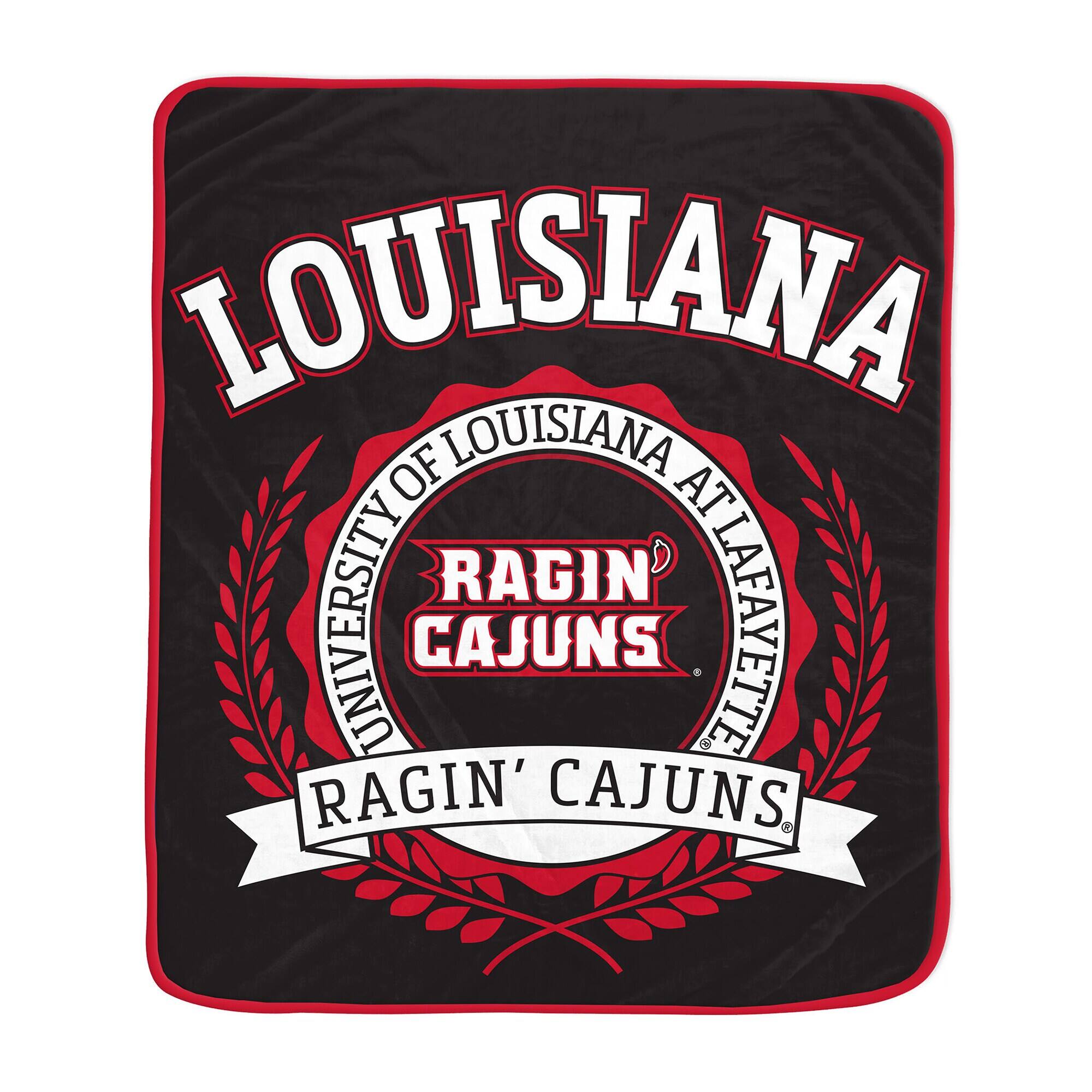 Pegasus Louisiana Ragin' Cajuns 50" x 60" University Crest Ultra Soft ...