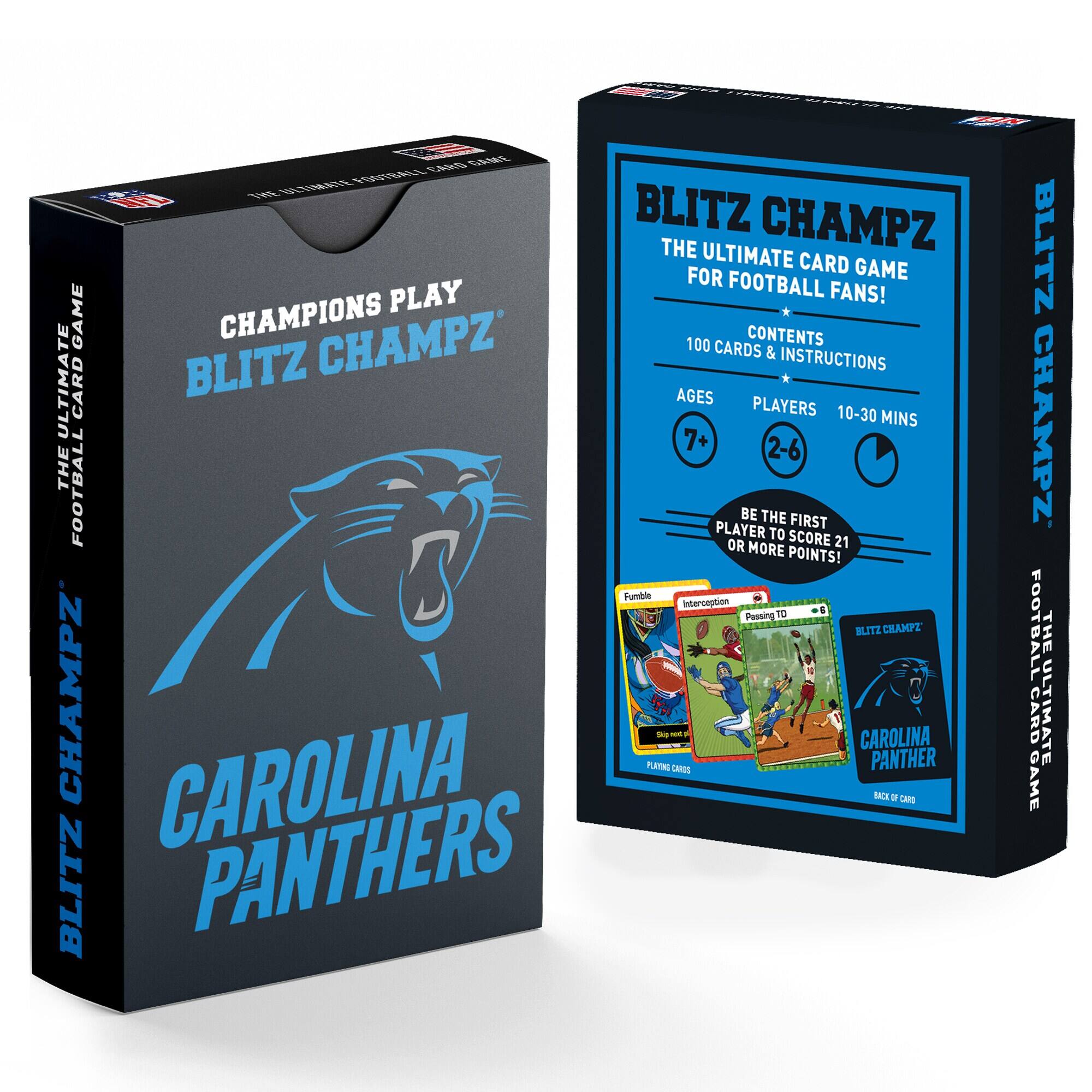 Blitz Champz Carolina Panthers NFL Football Card Game Multicolor ...