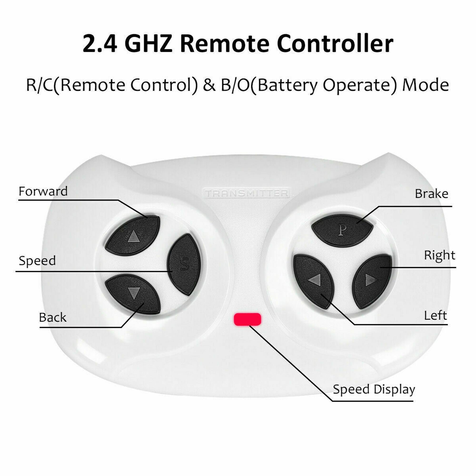 Gymax Electric 12V Kids Ride on Car Truck Parent Control with 2.4 GHZ ...