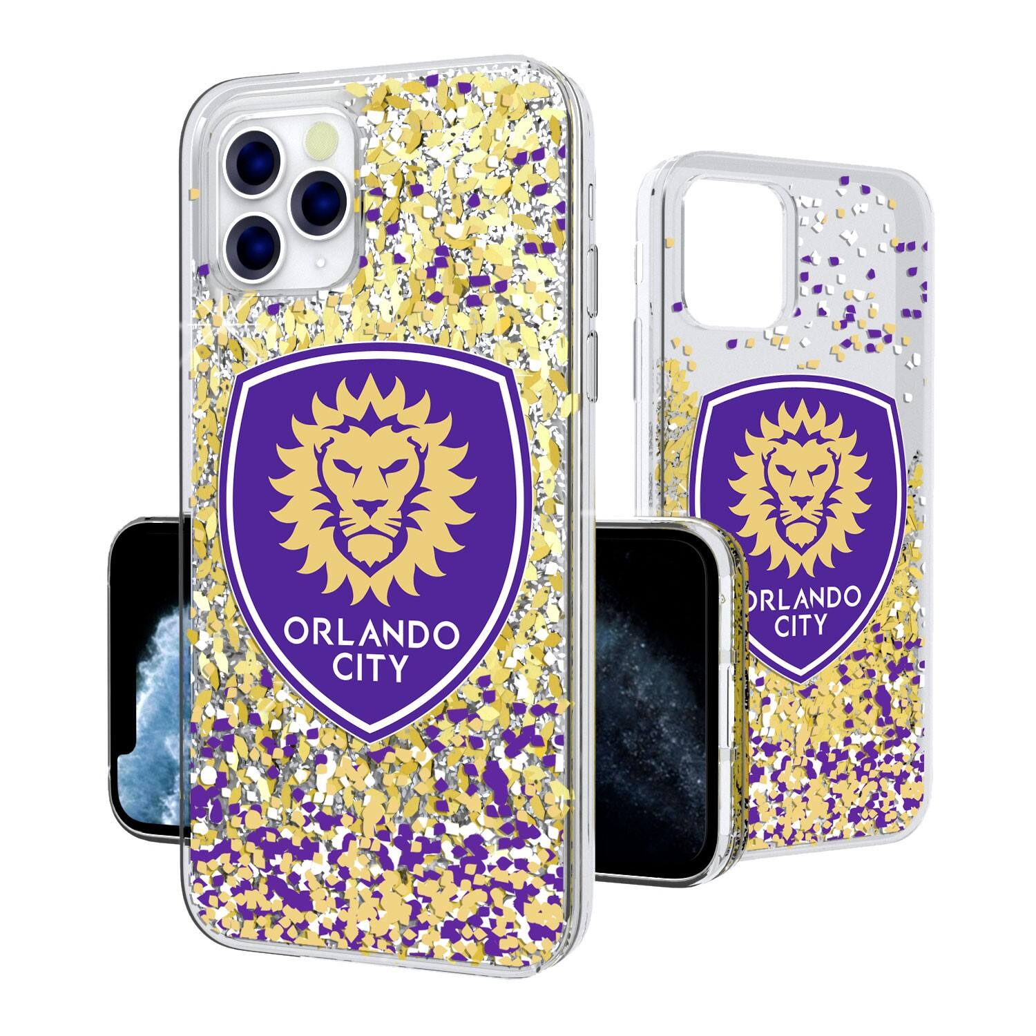 Keyscaper MLS Orlando City SC iPhone Confetti Glitter Design Case 13 ...