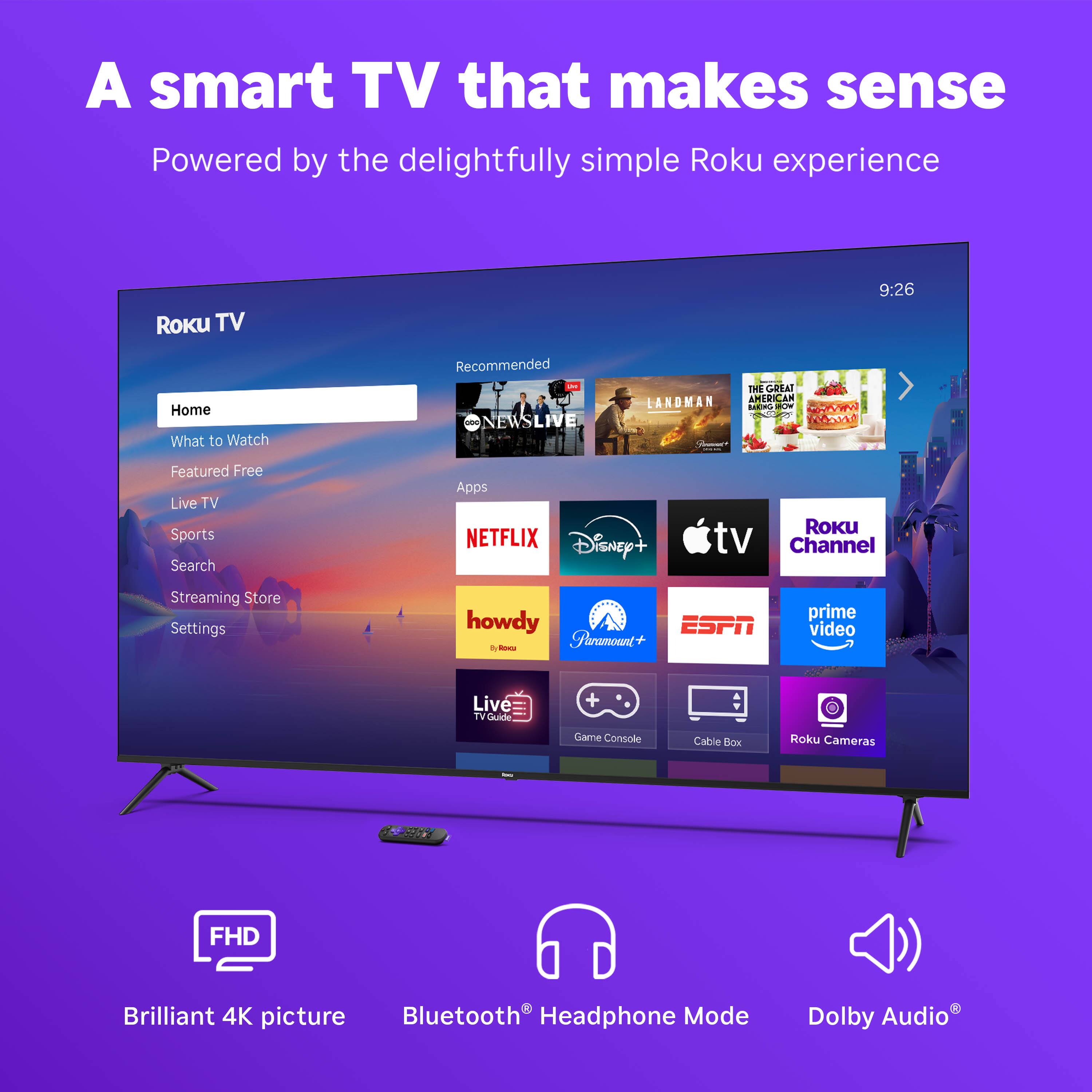 Roku 85" Class Select Series 4K LED Smart RokuTV (2025) 85R4C5 - Best Buy