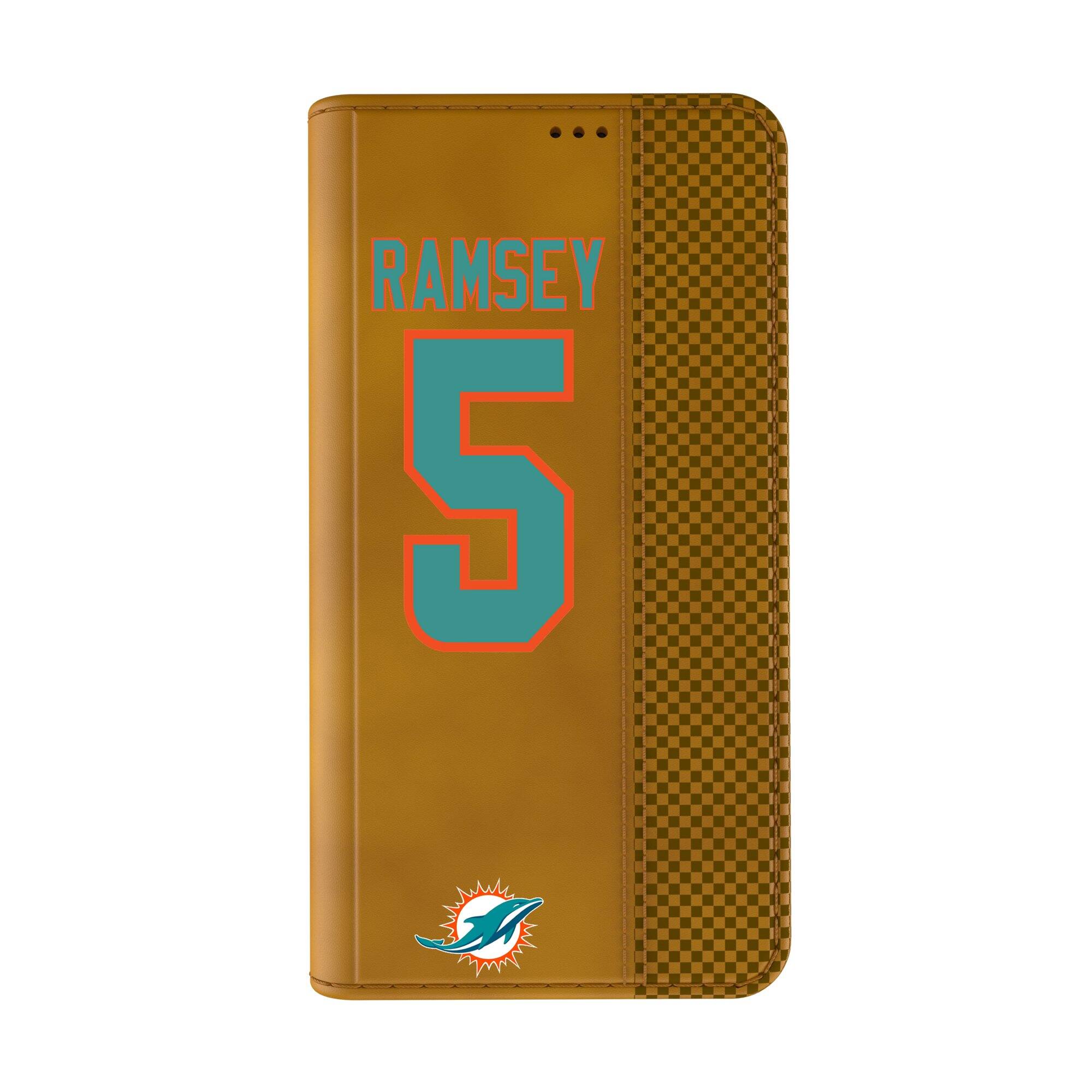 Keyscaper NFL Jalen Ramsey Miami Dolphins Folio iPhone Case 15 Pro Max ...