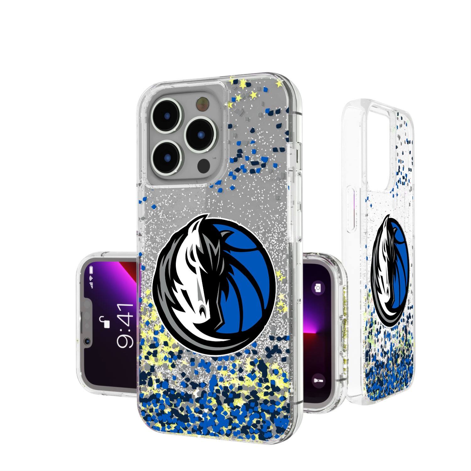 Keyscaper NBA Dallas Mavericks iPhone Glitter Case with Confetti Design ...