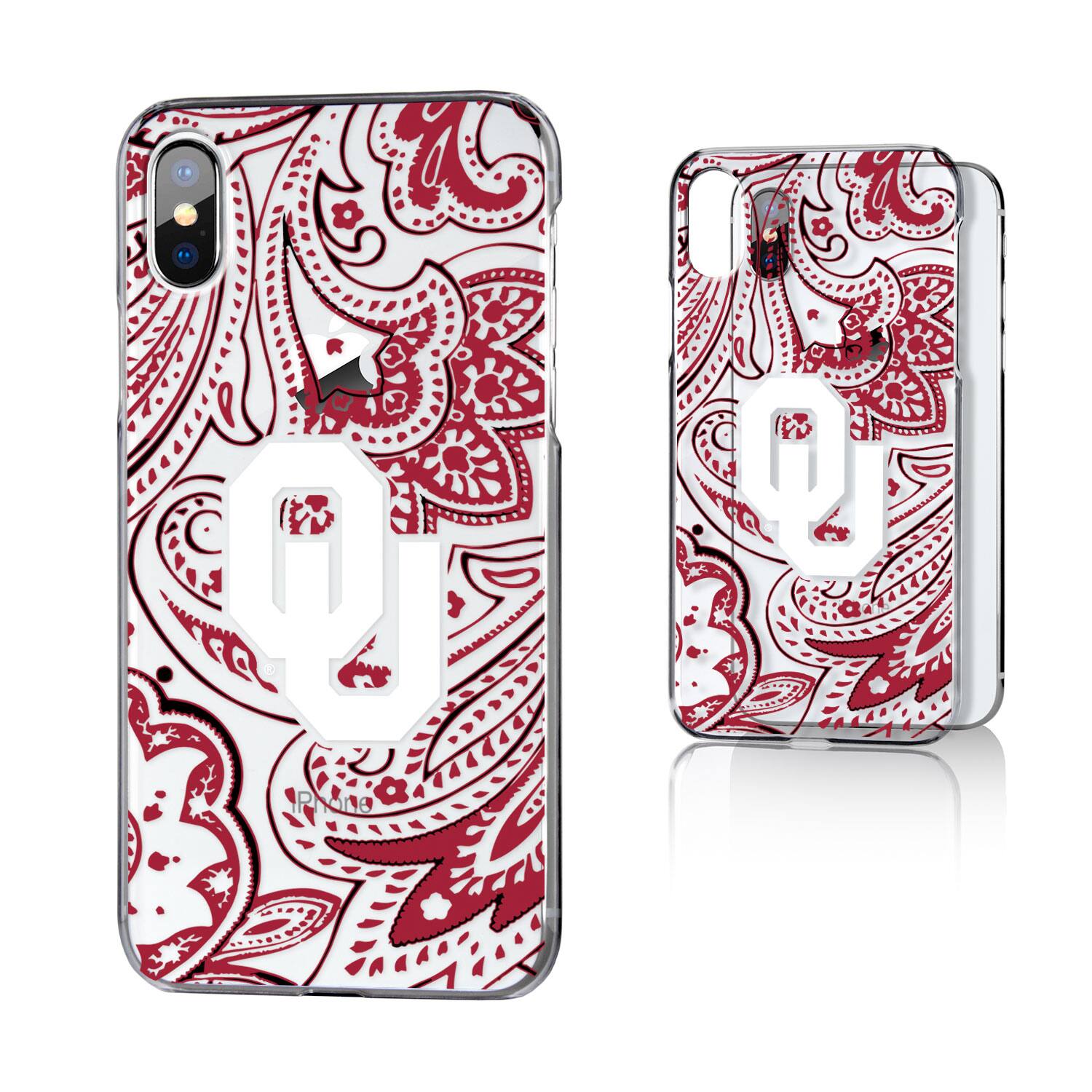 Keyscaper NCAA Oklahoma Sooners Paisley iPhone Clear Case Multicolor ...
