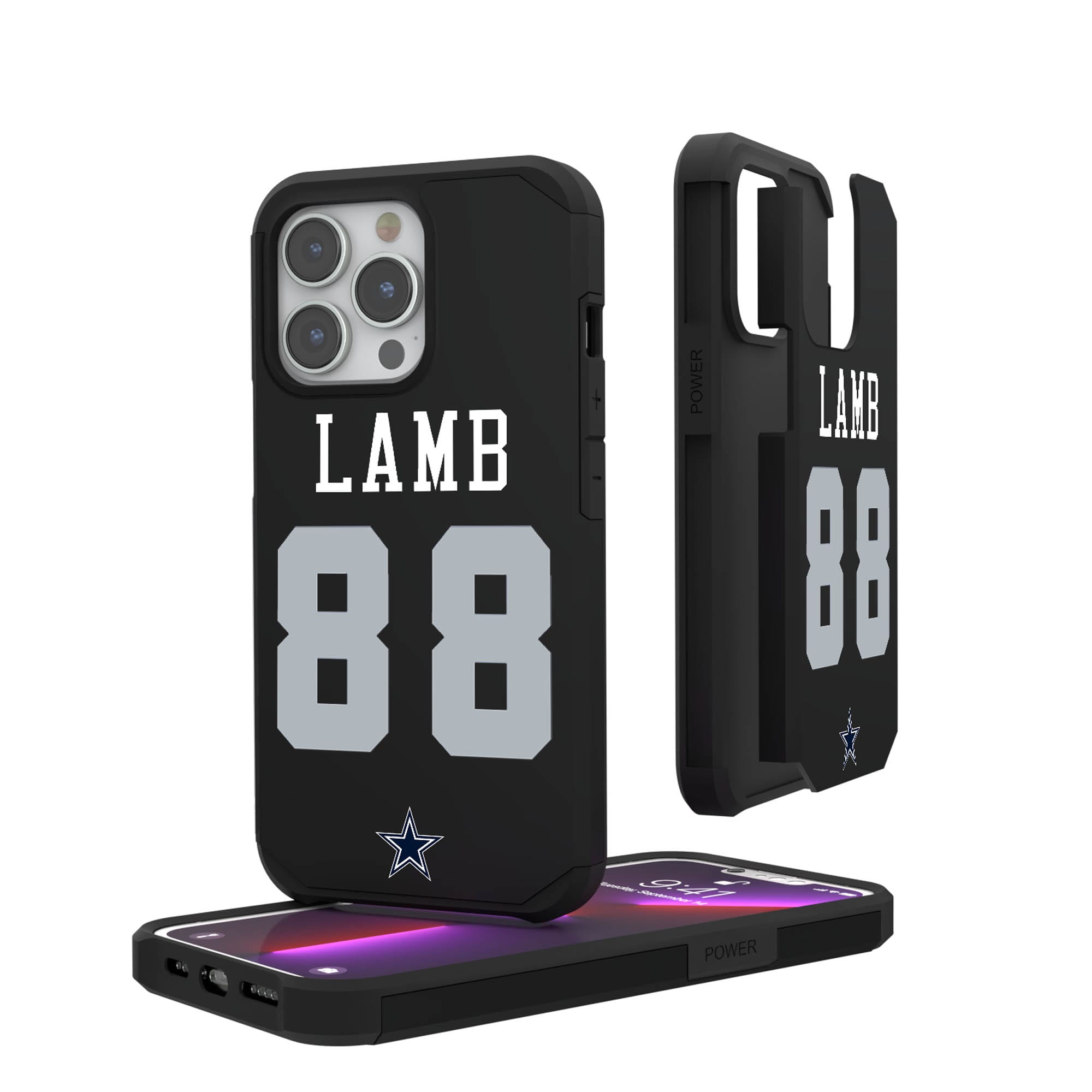 Keyscaper NFL CeeDee Lamb Dallas Cowboys iPhone Rugged Case 14 Pro ...