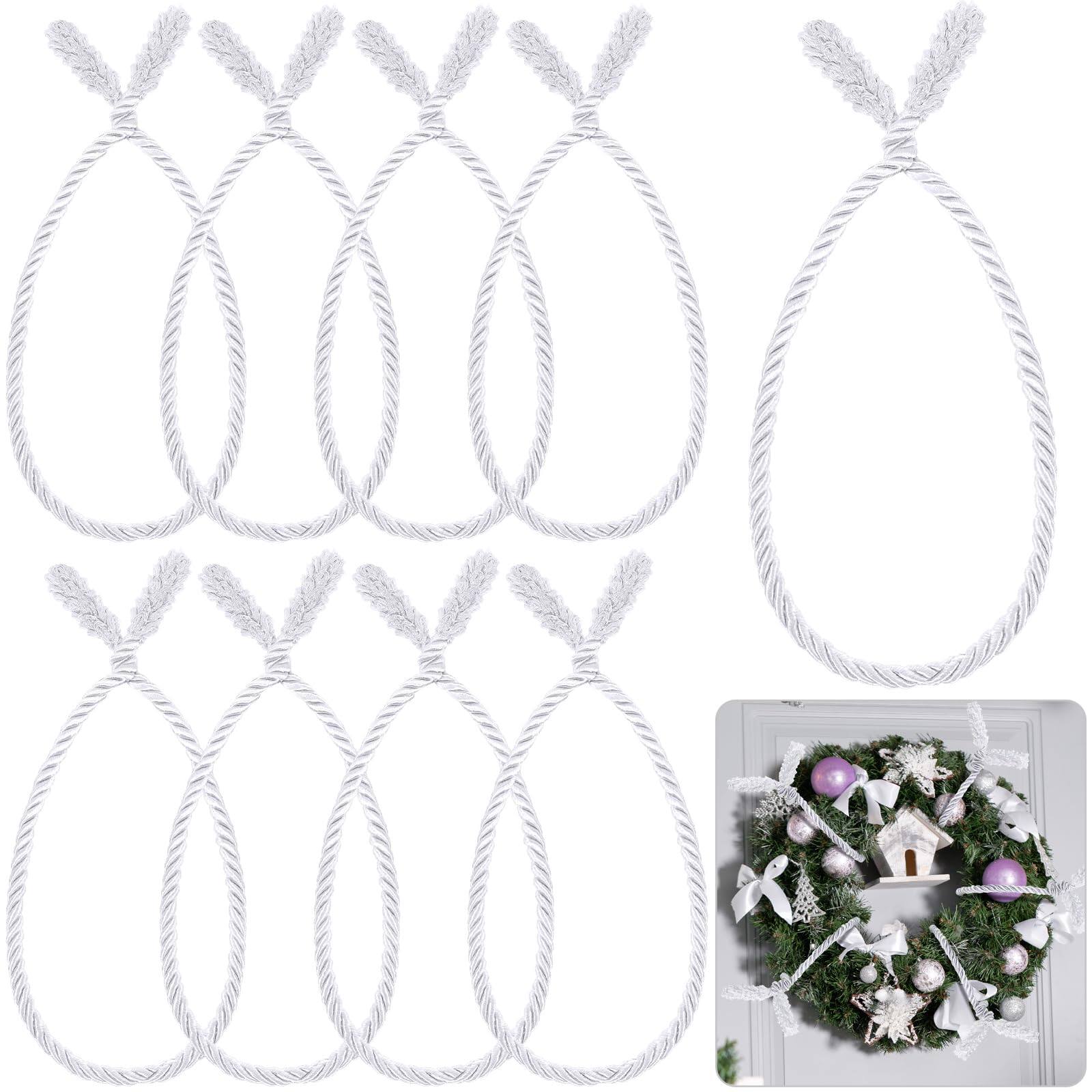 Paradigms Interiors 8 Christmas Garland Ties Decorative Twist For ...