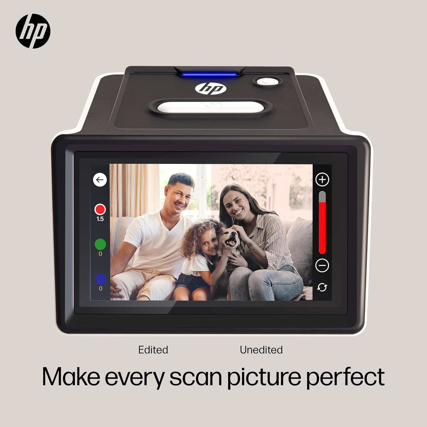 HP FilmScan Film & Slide Scanner with 5" Touch Screen, Film Scanner ...