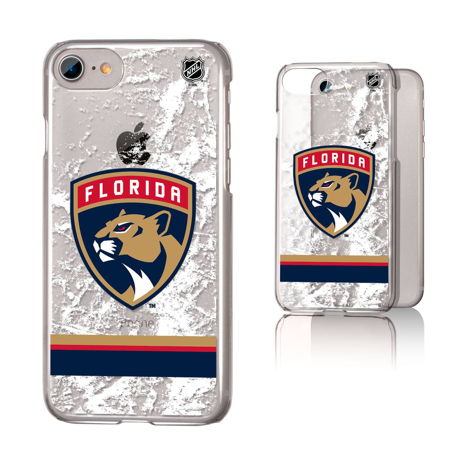 Keyscaper NHL Florida Panthers iPhone Stripe Clear Ice Case 16 Pro Max ...