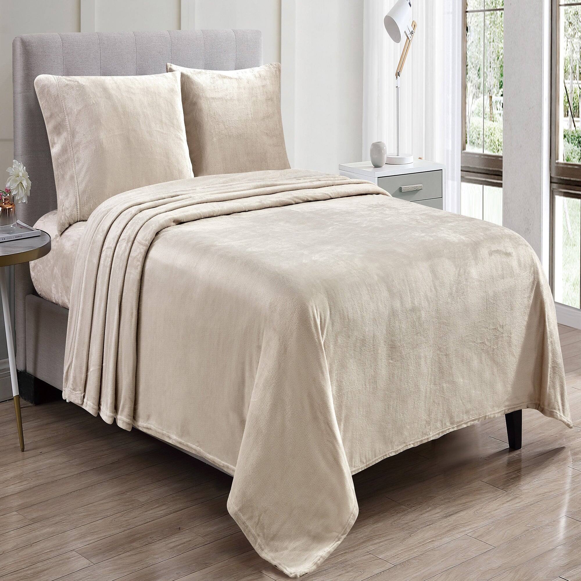 Kansas Ultra Soft King Size Wrinkle Resistant Sheet Set in by Plazatex ...