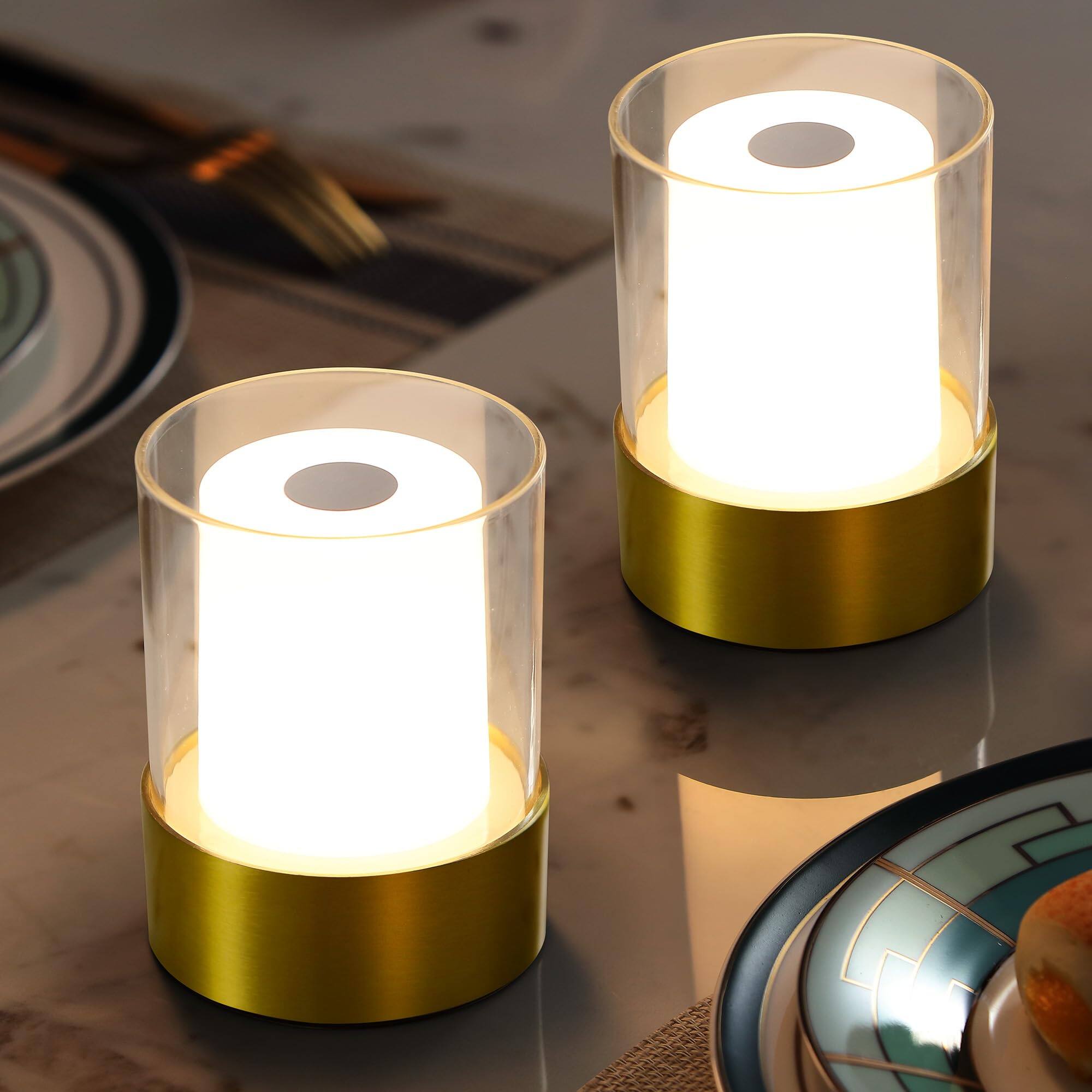 Dazzling Pops LED Mini Cordless Table Lamp Outdoor Waterproof Lamp ...