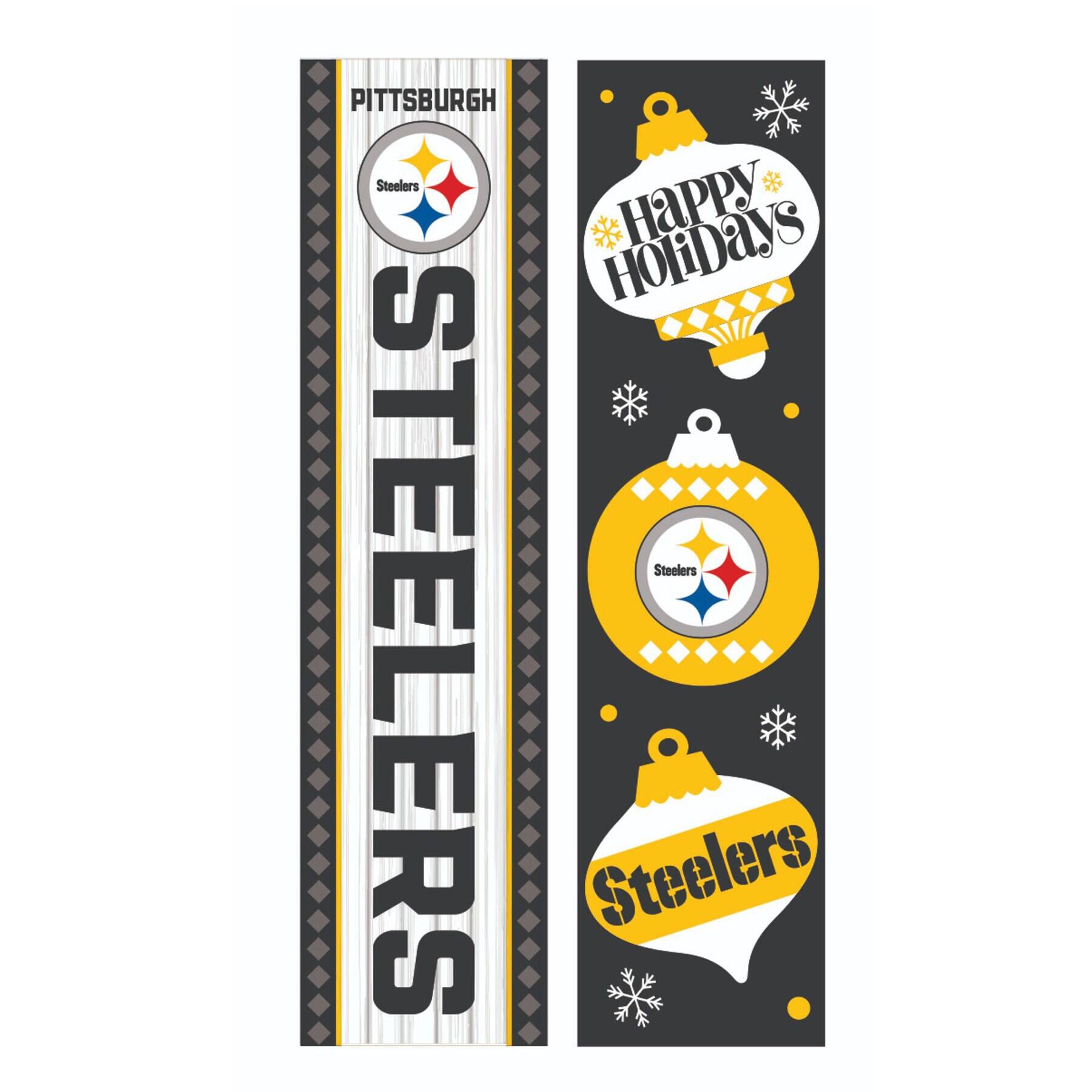 Evergreen Enterprises Pittsburgh Steelers 47" Double Sided Christmas ...